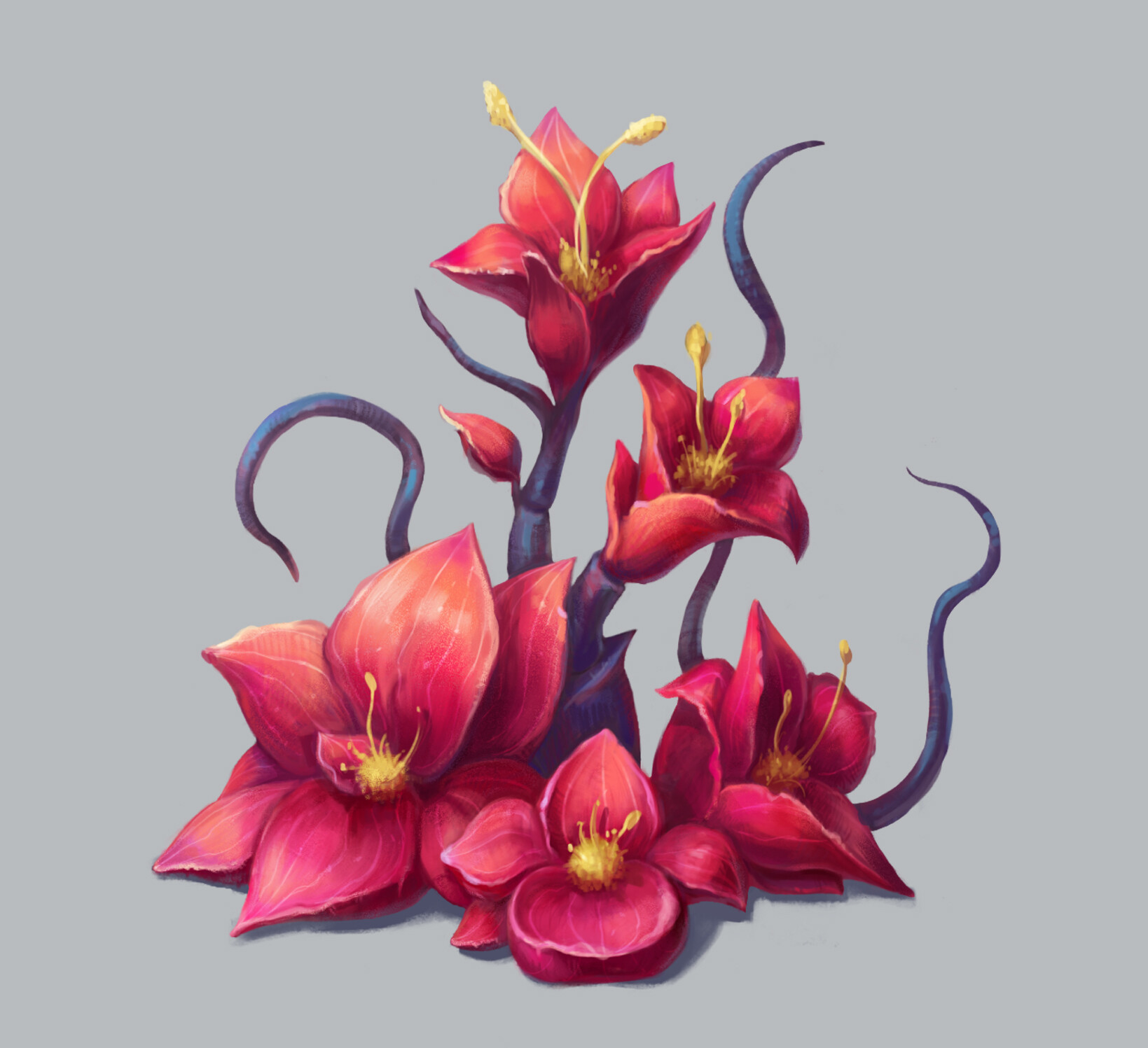 ArtStation - Alien flower