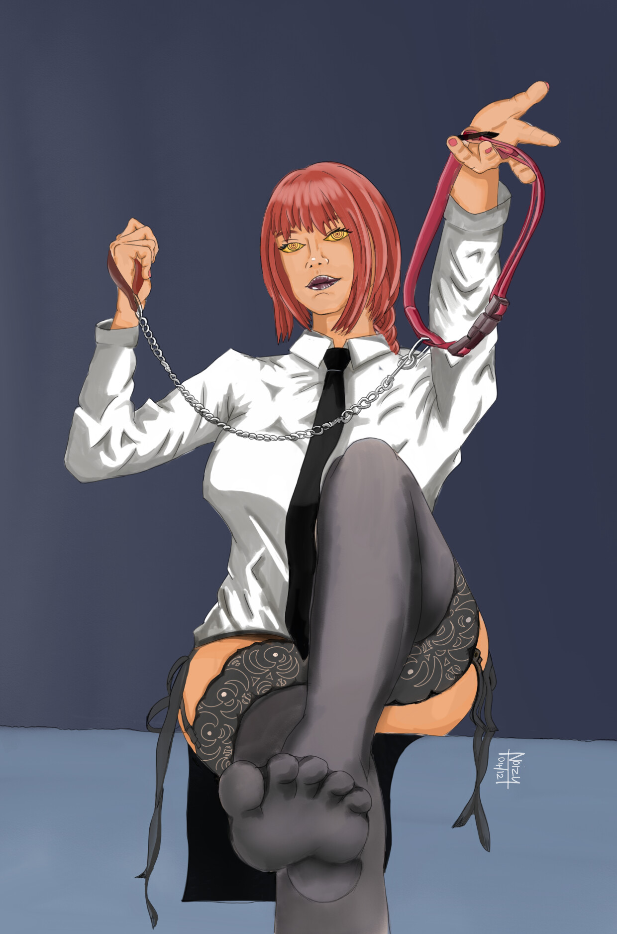 Artstation Fan Art Makima From Chainsaw Man