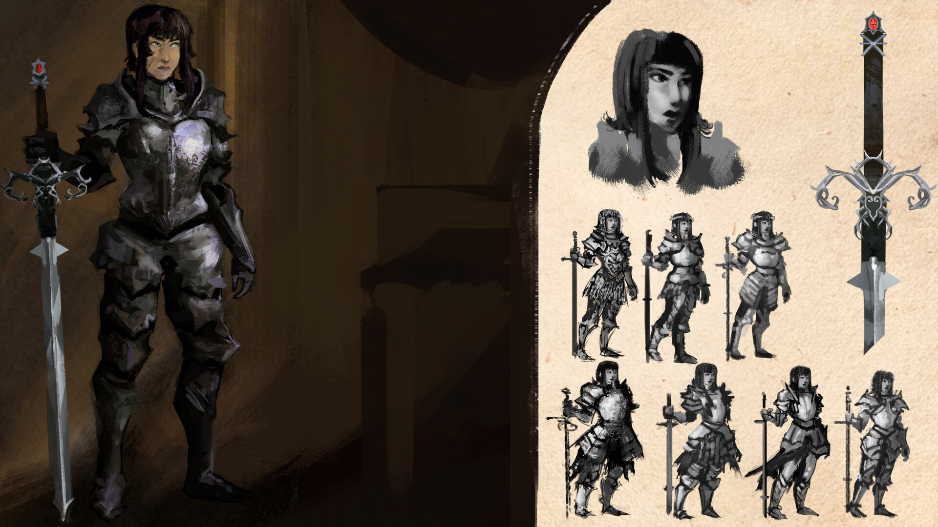 ArtStation - Protagonist Concept art