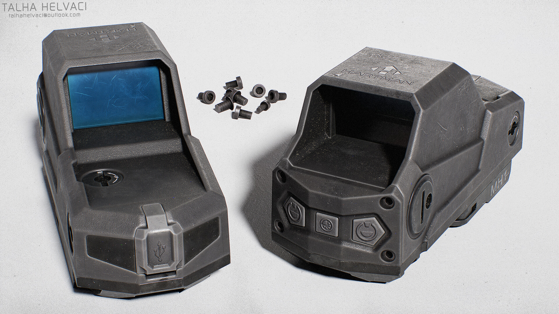 ArtStation - Hartman MH1 - Tactical Red Dot Sight