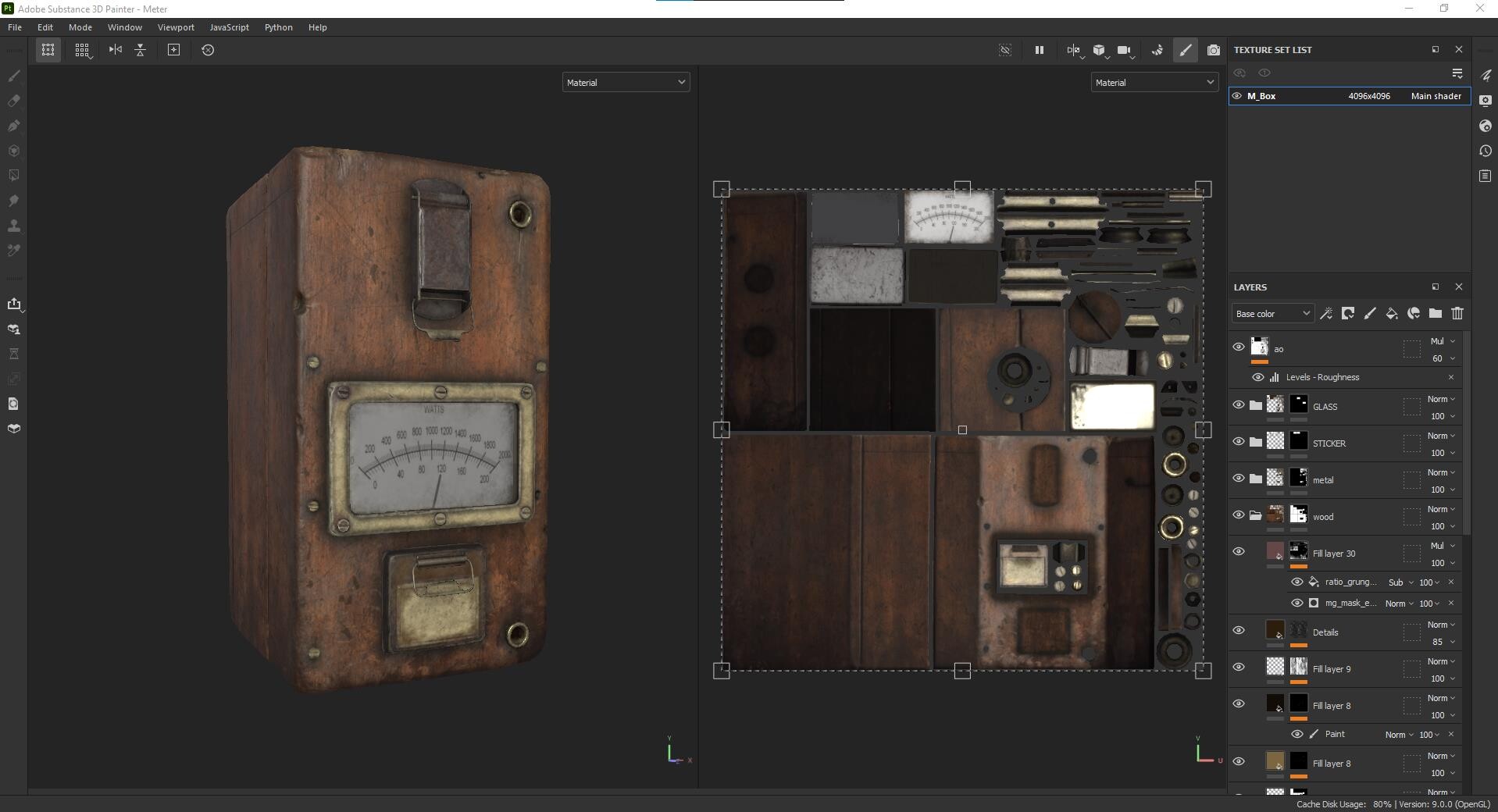 Head Hoppers Studios - Wooden Box (Realtime/Game-Ready Model)