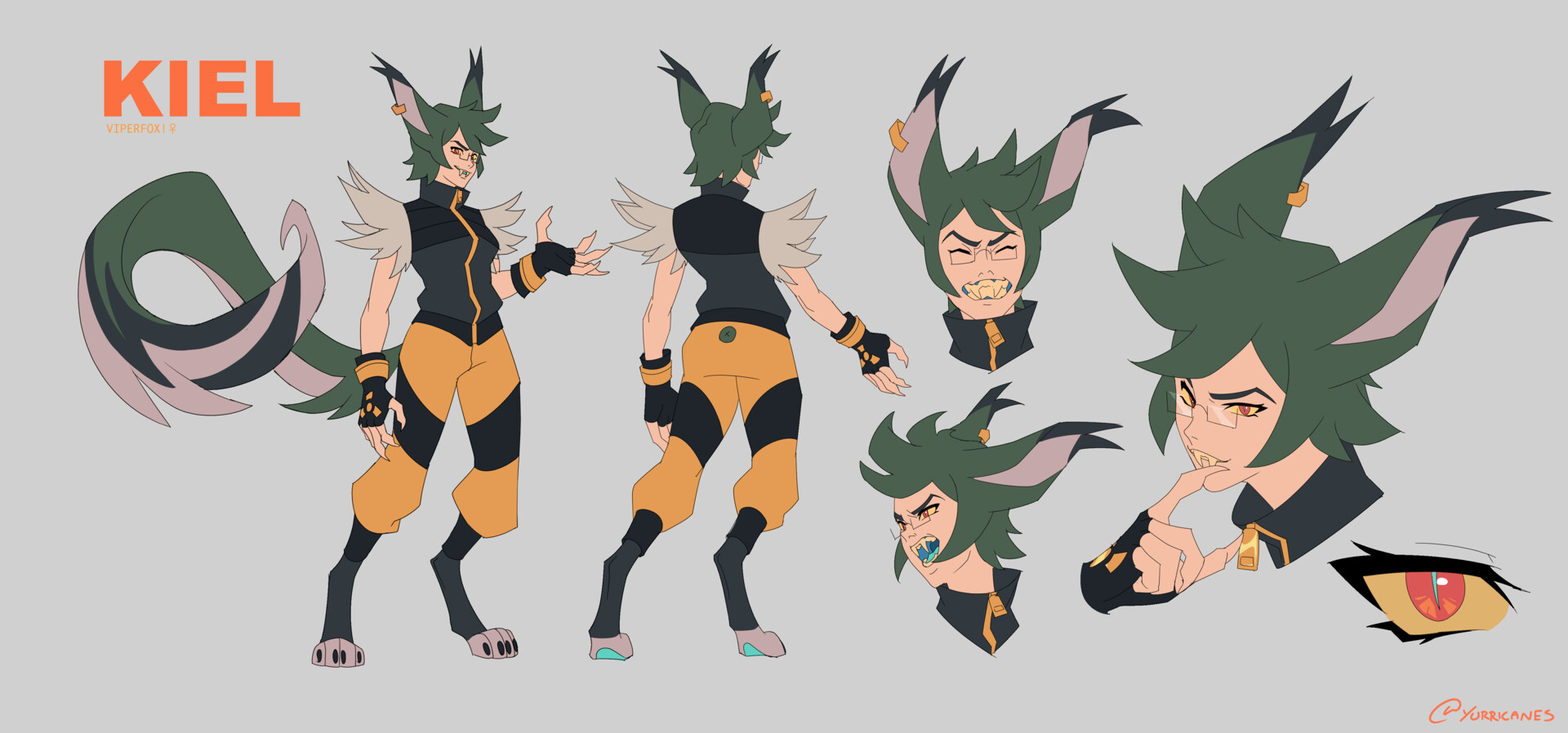 Caroline "Luka" Bromley - Kiel the Viperfox