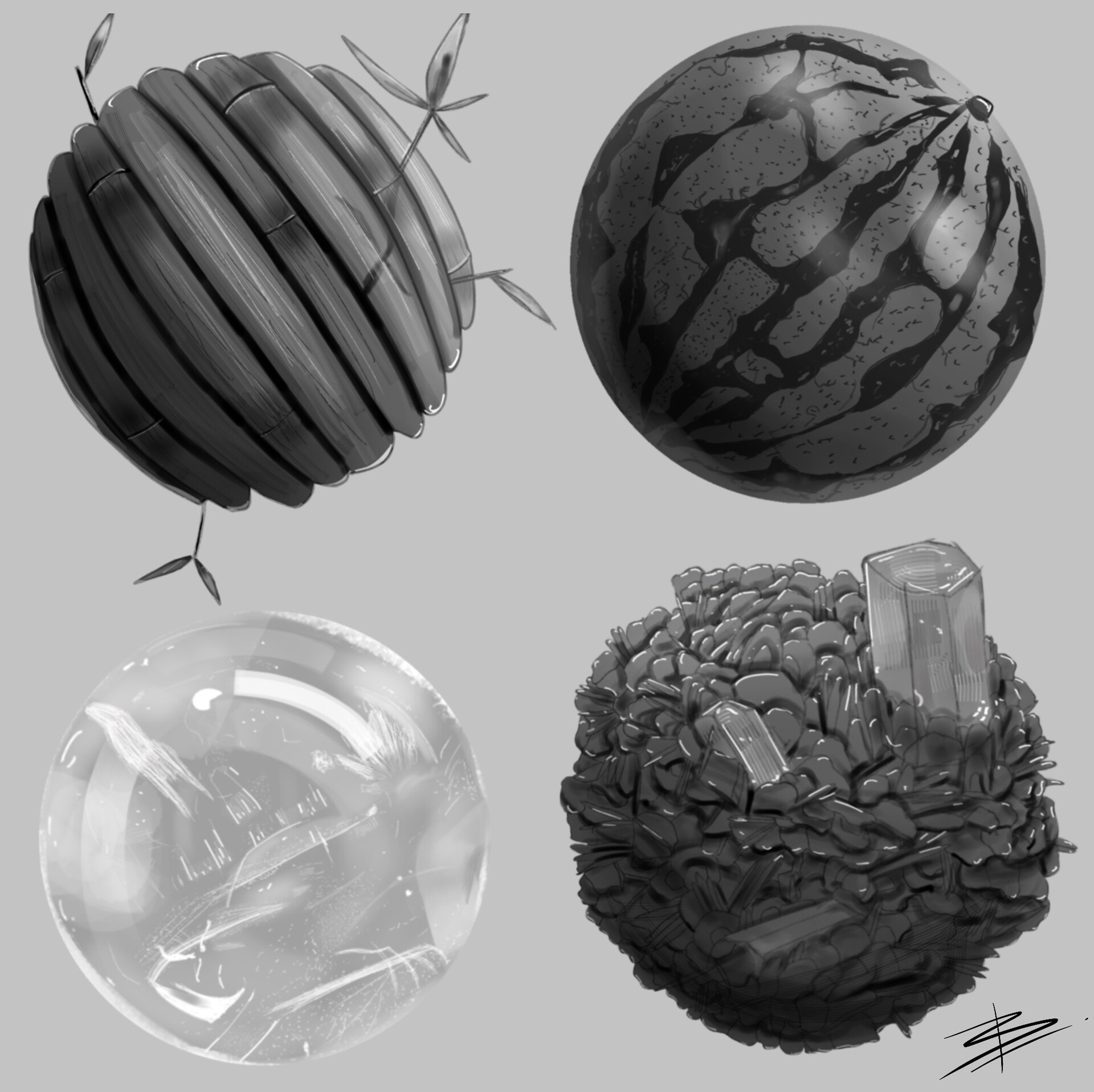 ArtStation - Texture balls