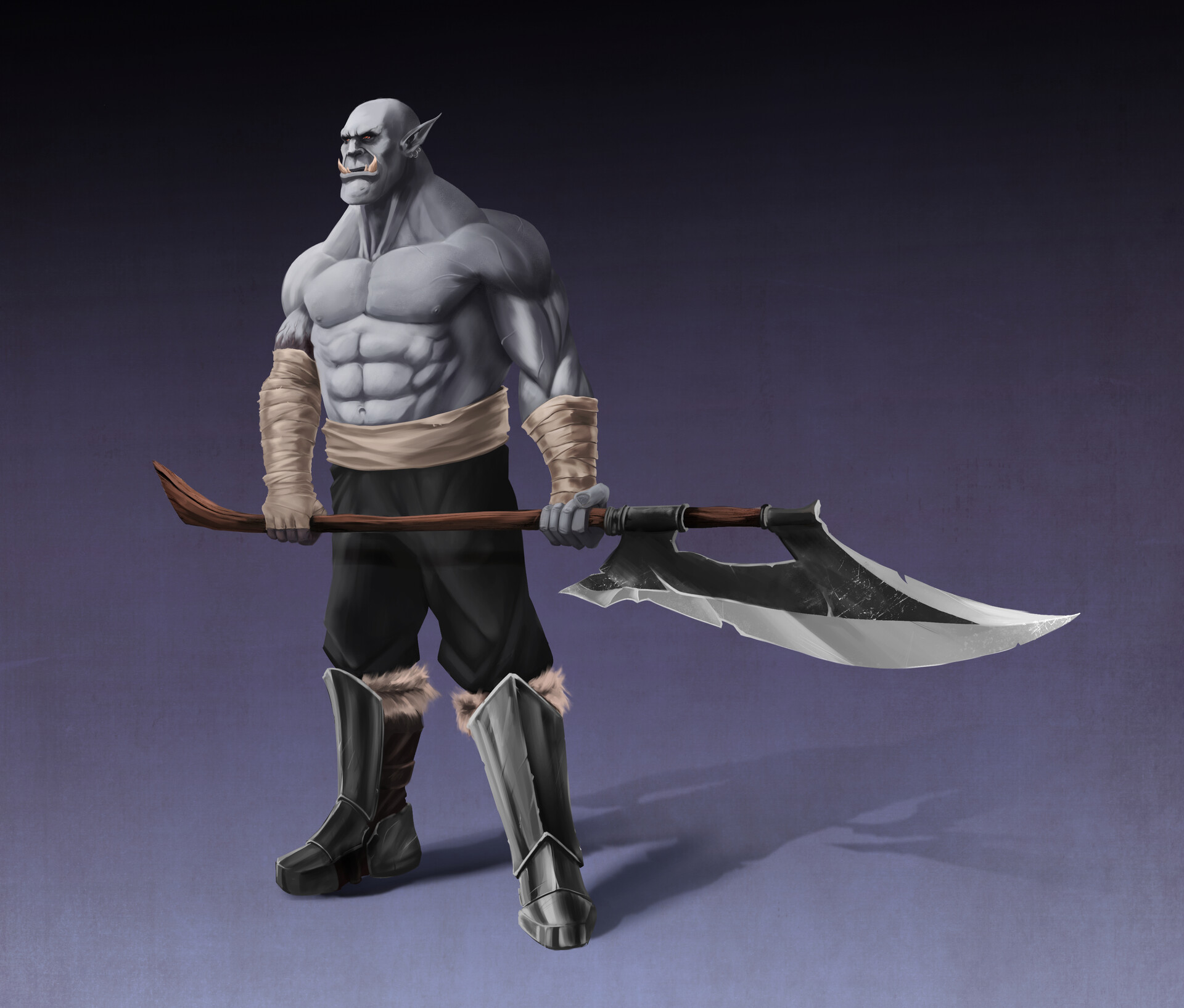 ArtStation - Orc Enforcer Character Concept Desing