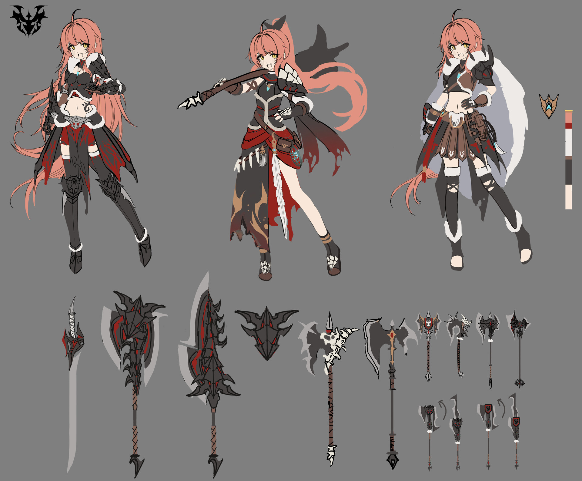 ArtStation - Fantasy Character Thumbnail design(orignal)