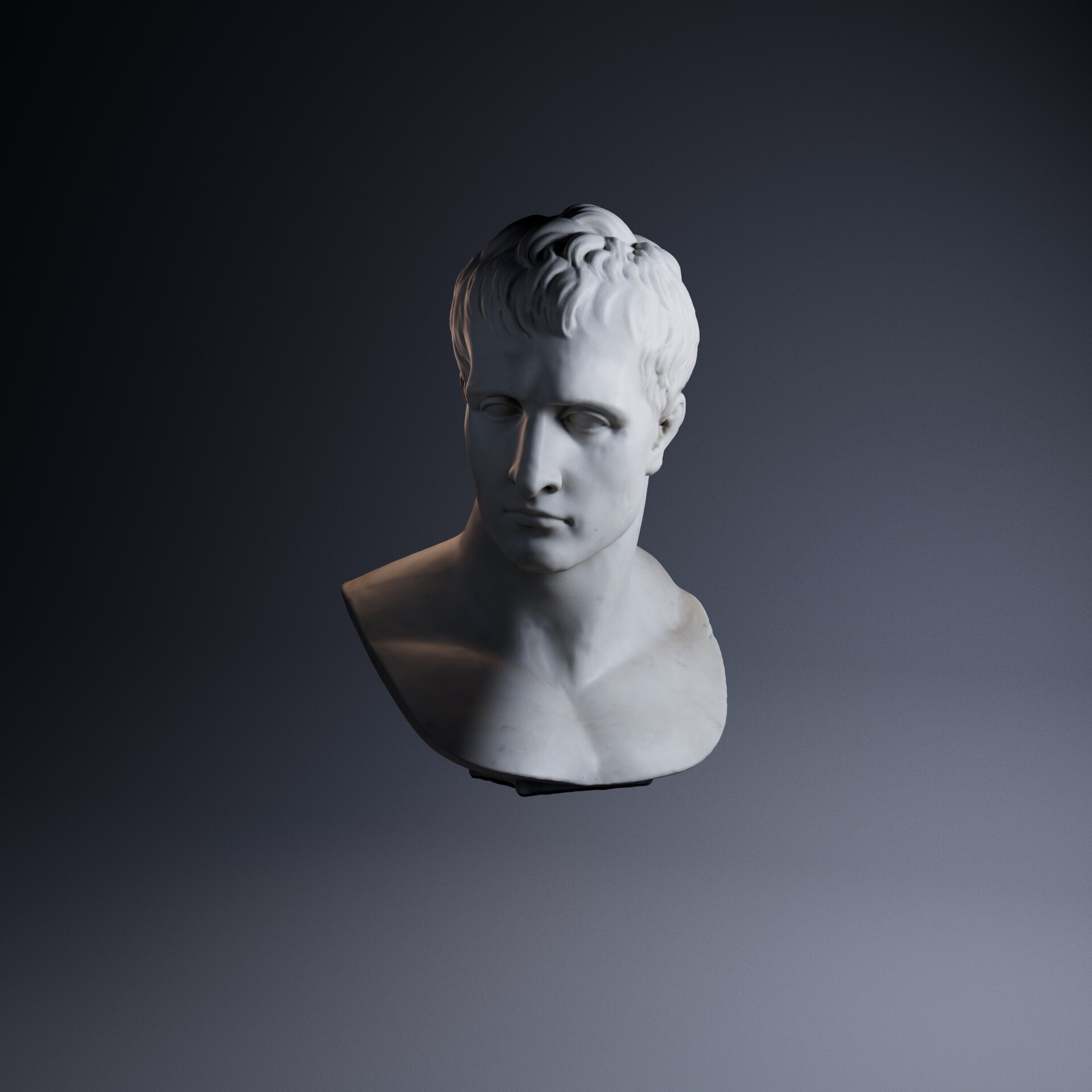 ArtStation - Napoleon's Bust Lighting