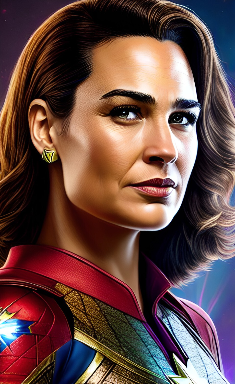 ArtStation - Gal Gadot Captain Marvel