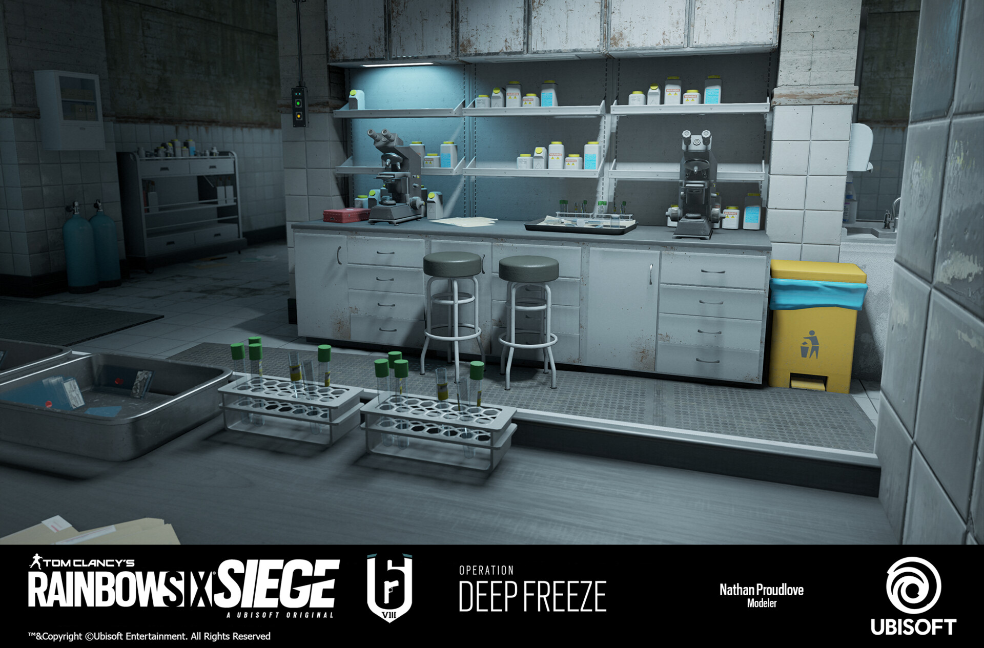 Nathan Proudlove - 3D Modeling work on R6 Siege, Year 8, Season 4, Deep ...
