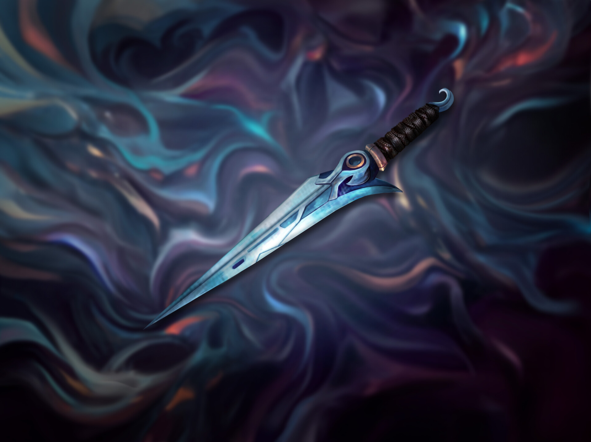 ArtStation - FAB inspired Weopon (Warped Dagger)