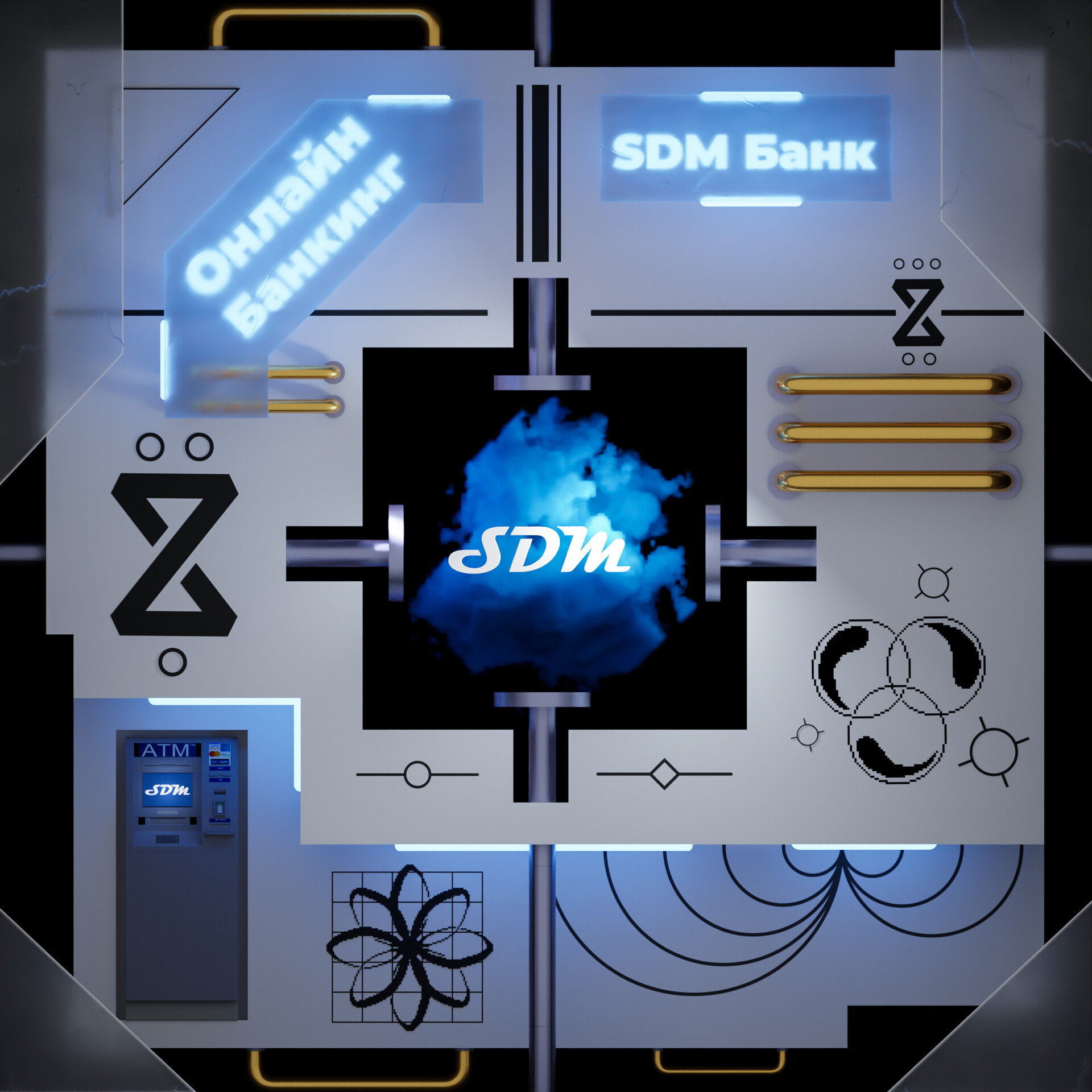 ArtStation - ABSTRACT POSTER SDM