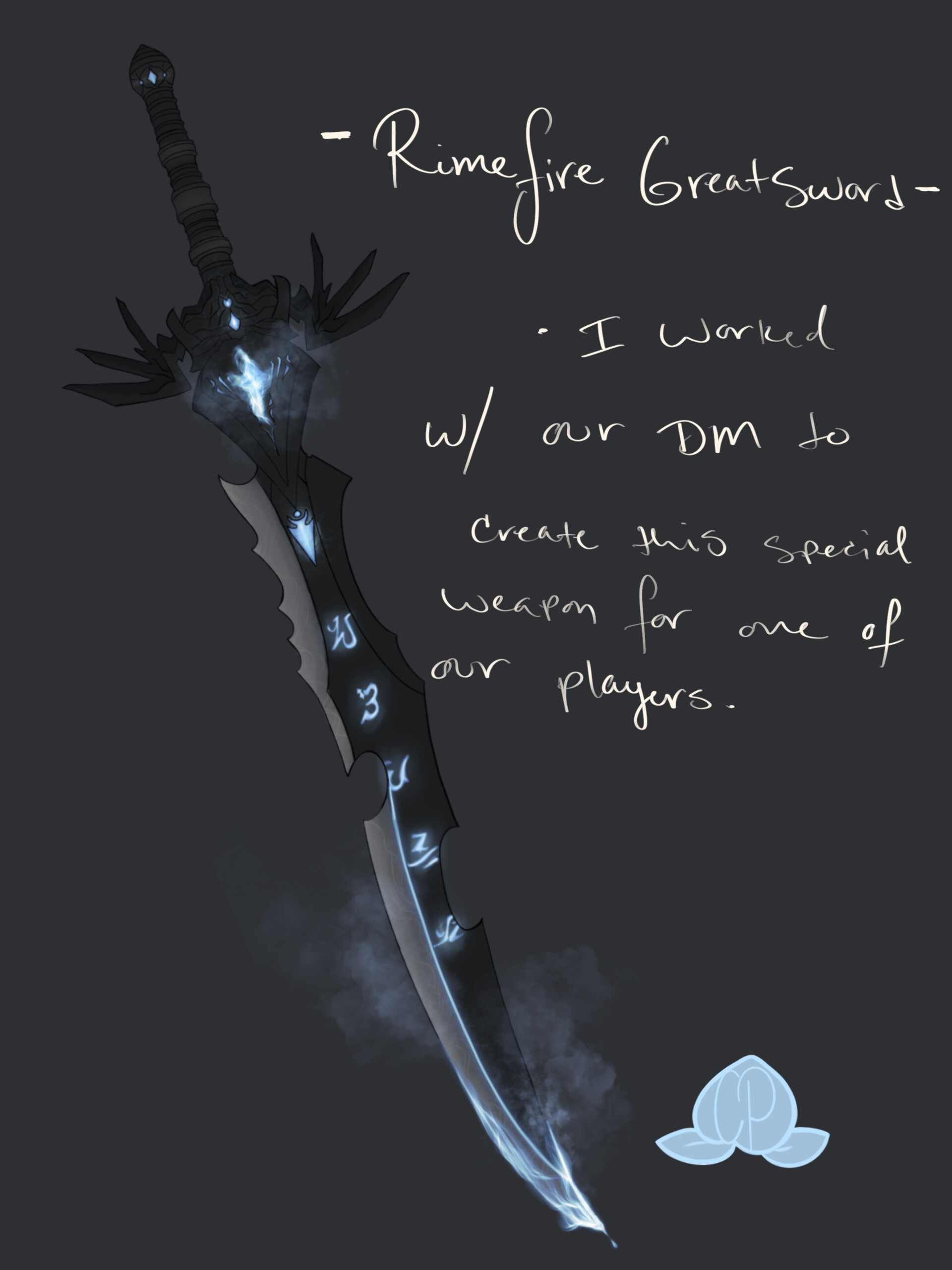 ArtStation - Rime Fire Greatsword