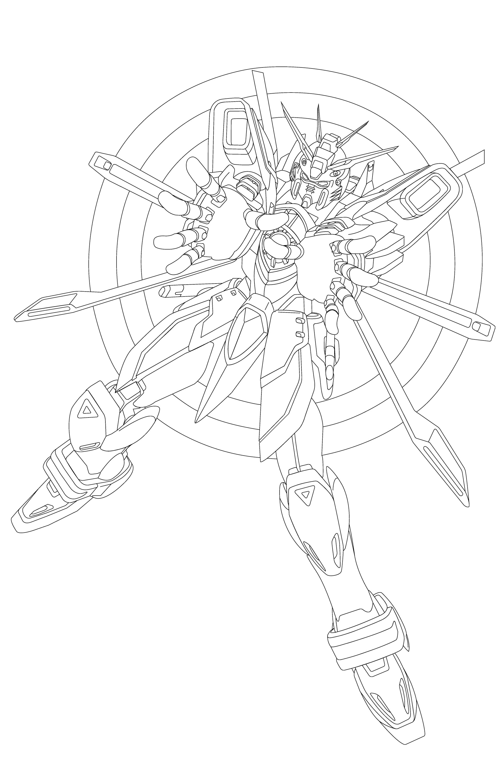 g gundam coloring pages