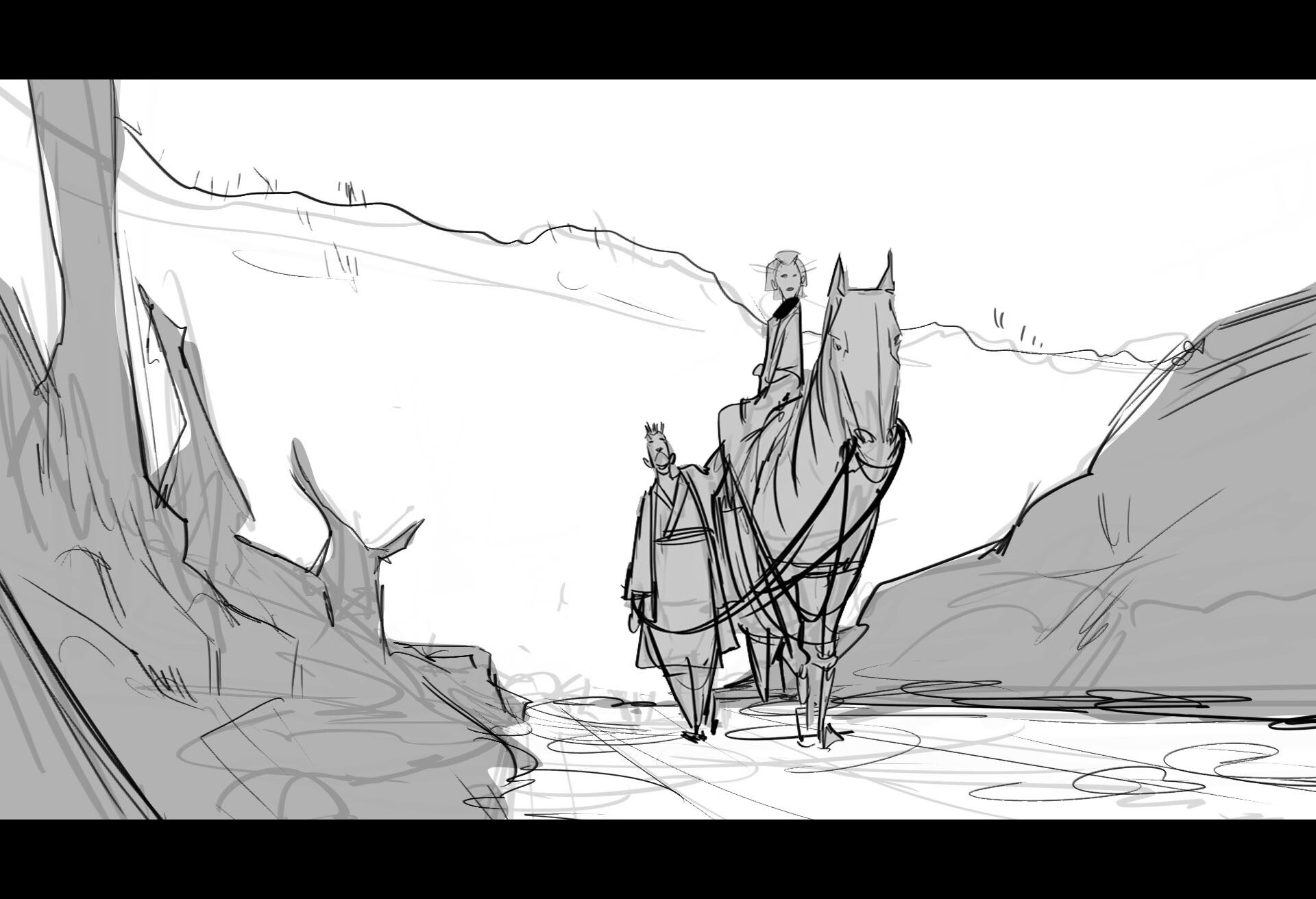 Charles Ratteray [ DRAW MY MOVIE .COM ] - BLUE EYE SAMURAI - GORO AND ...