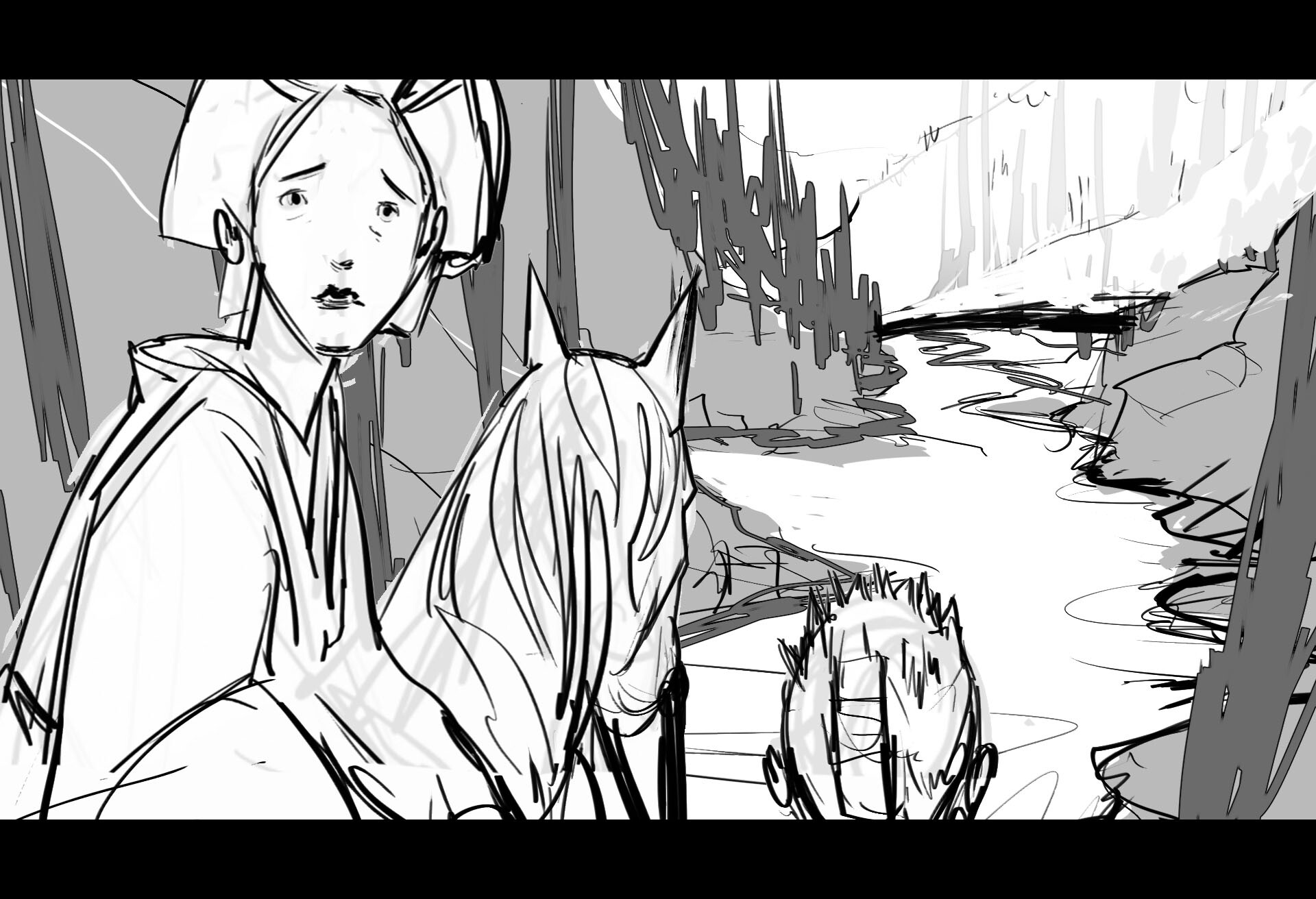 Charles Ratteray [ DRAW MY MOVIE .COM ] - BLUE EYE SAMURAI - GORO AND ...