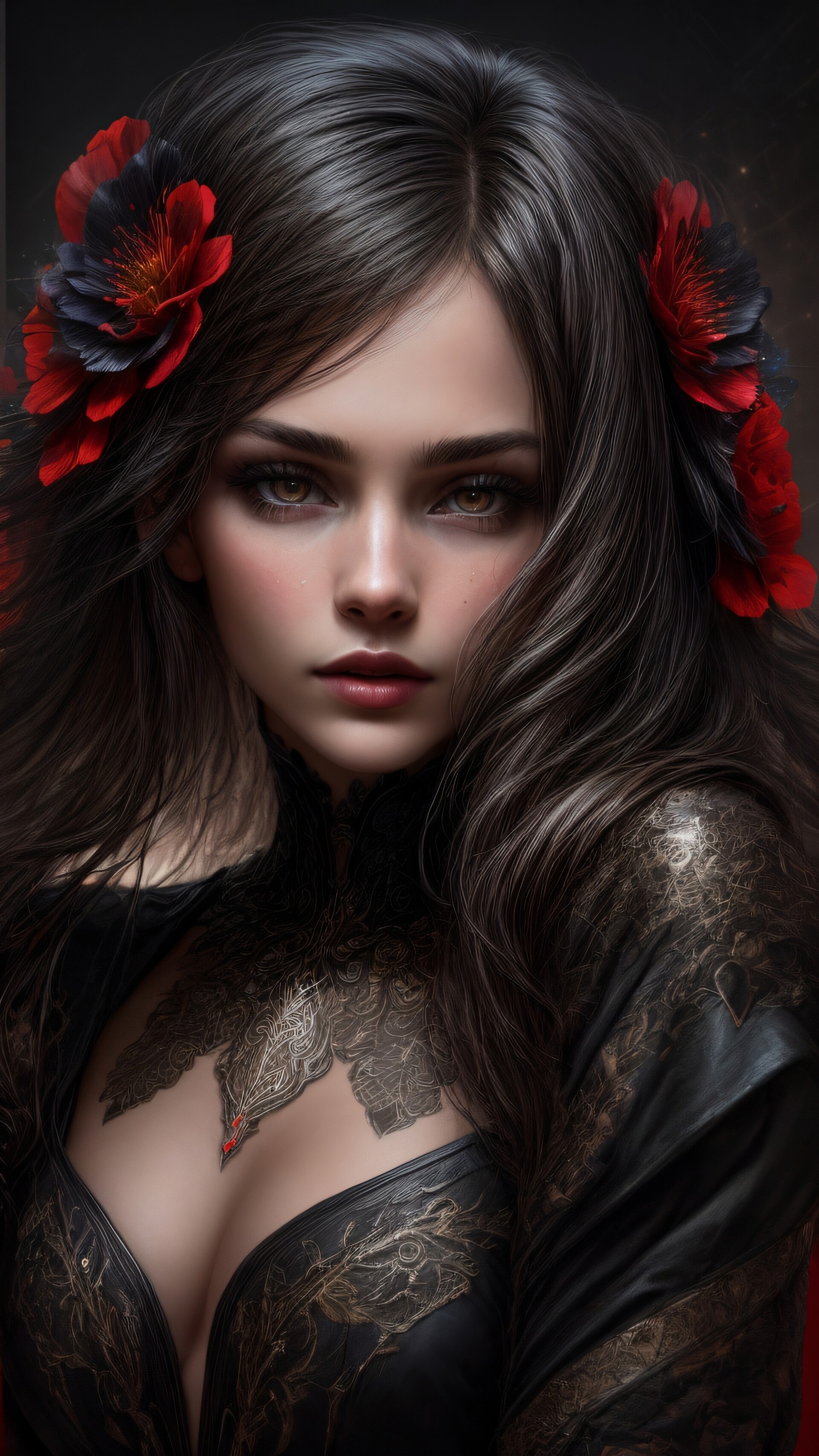 ArtStation - Portrait red theme G2