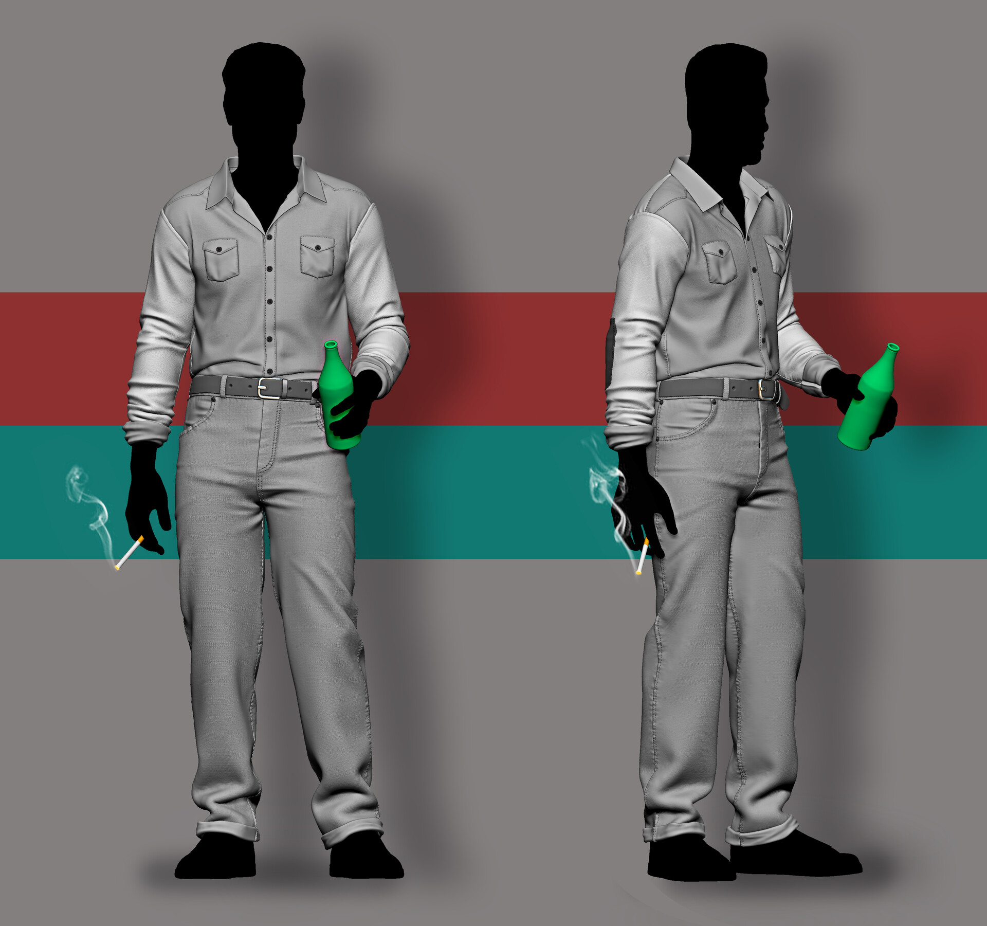 ArtStation - Drunk Man