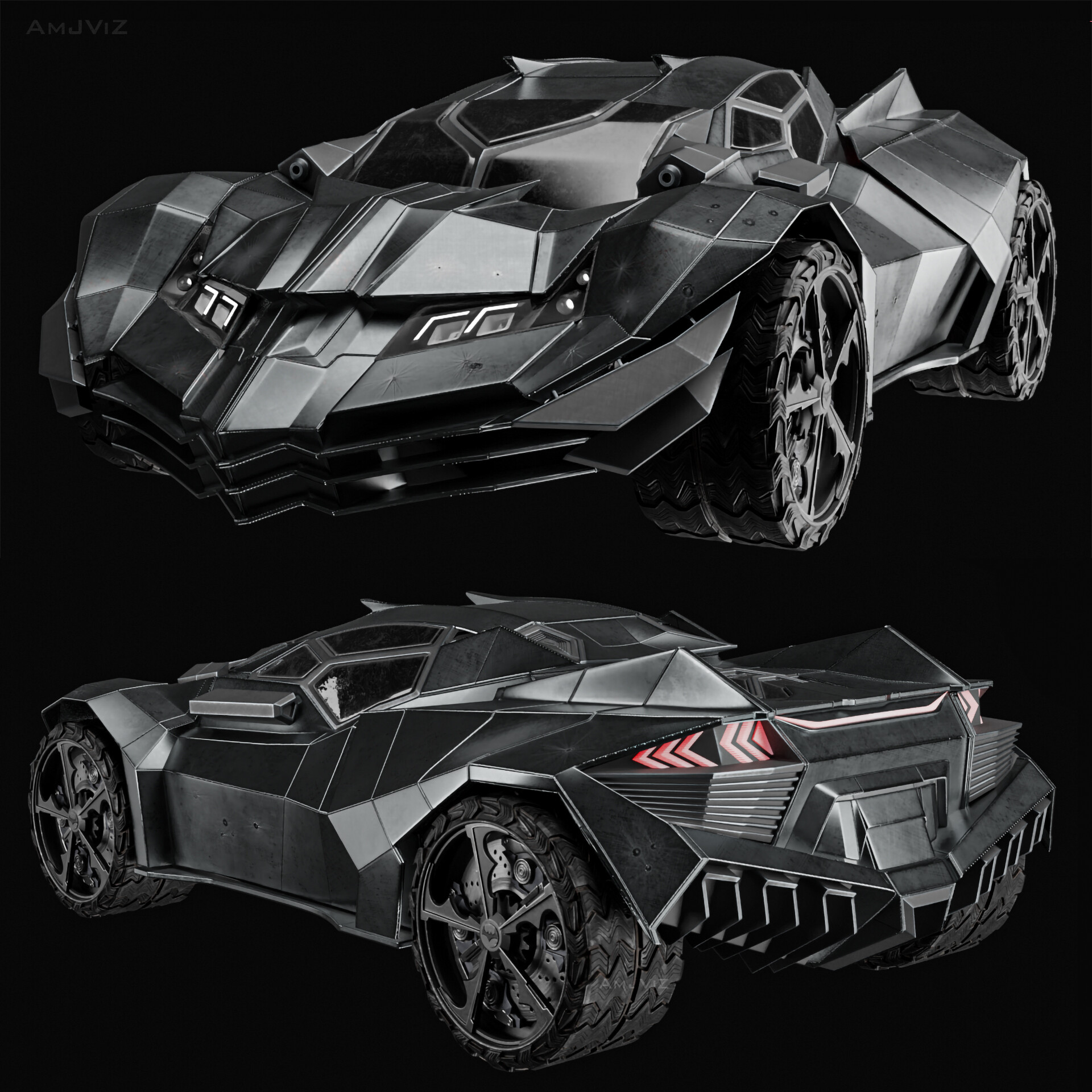 ArtStation - Batmobile 3D design by AmJViZ