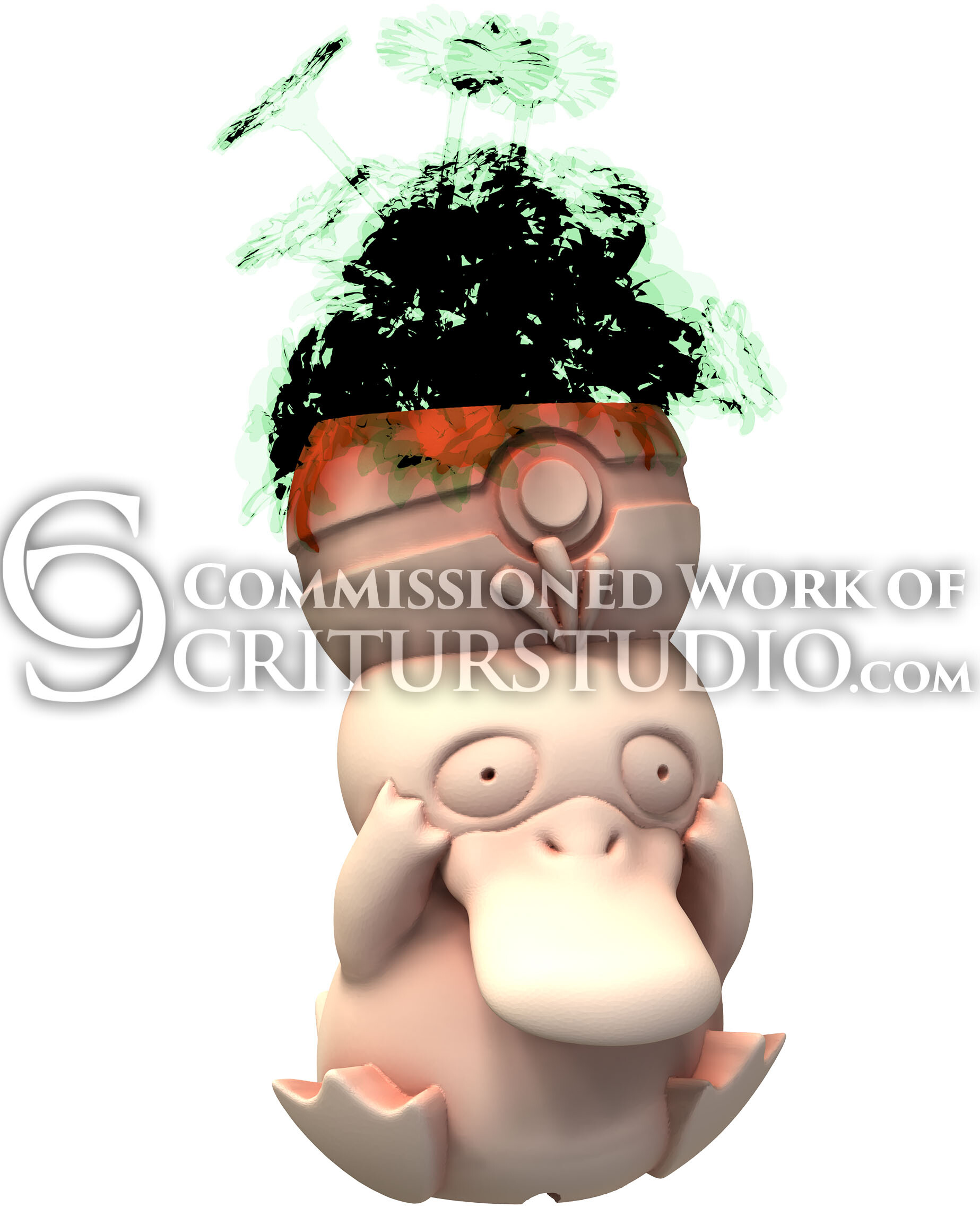 ArtStation - Commission : Psyduck