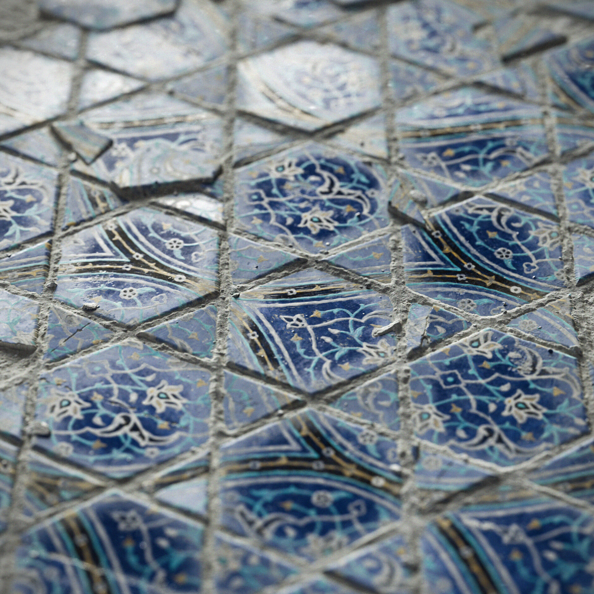 Ludovic Petiot - Painted Ceramic Tiles - Substance Designer