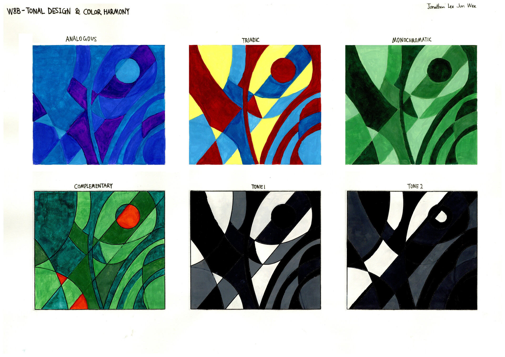 ArtStation - TONAL DESIGN & COLOR HARMONY