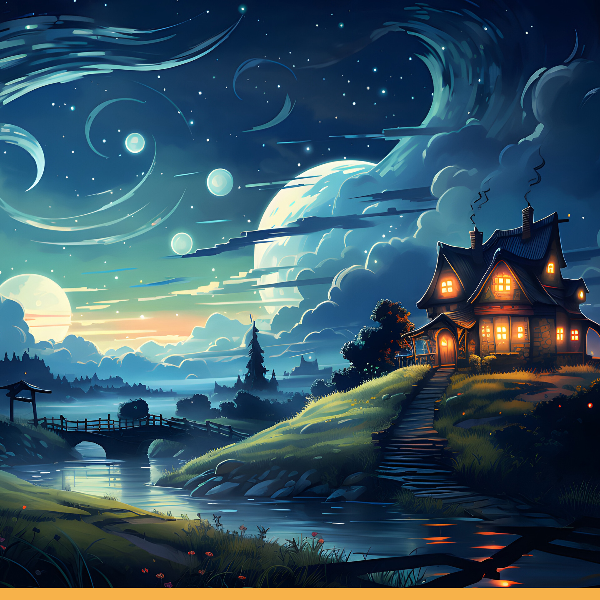 ArtStation - 303 Stylized Sky VOL83