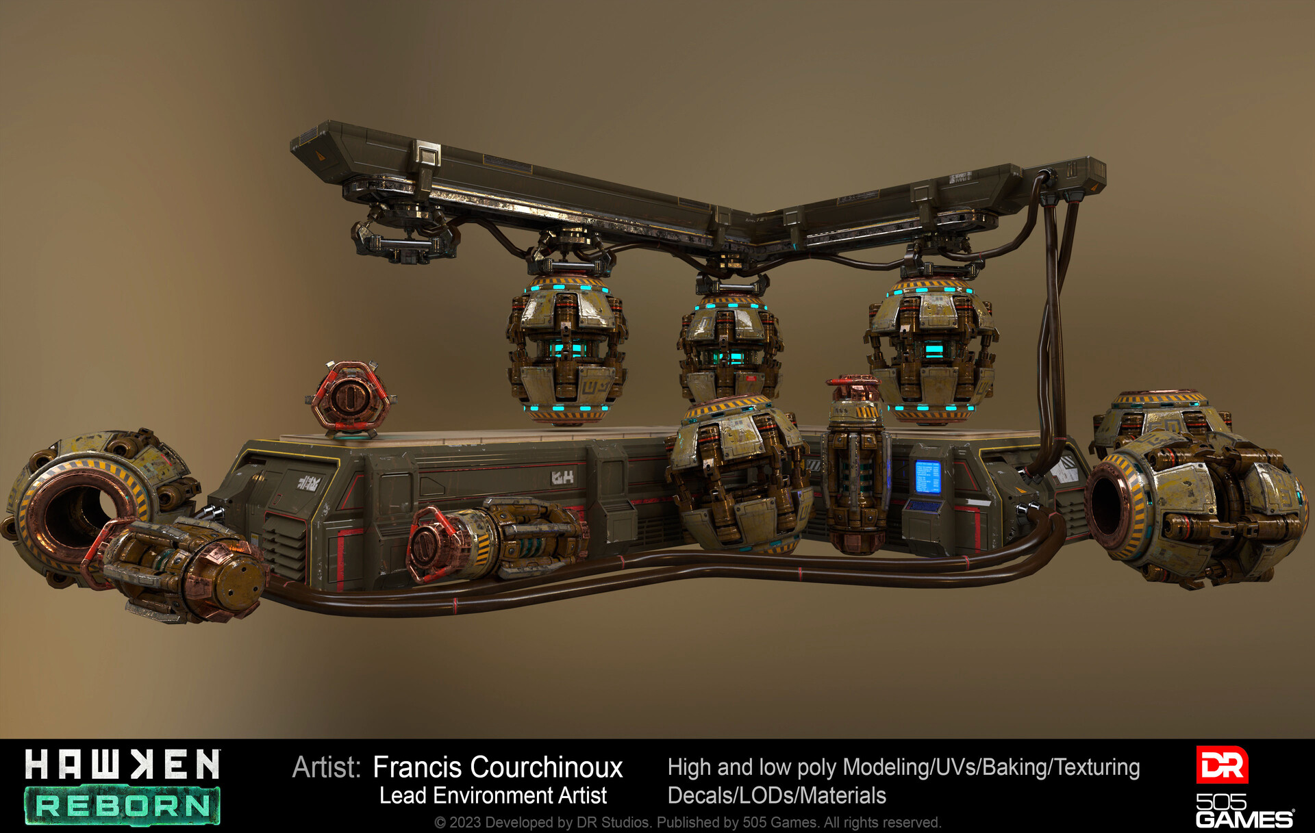 ArtStation - Hawken Reborn - Big power core rack
