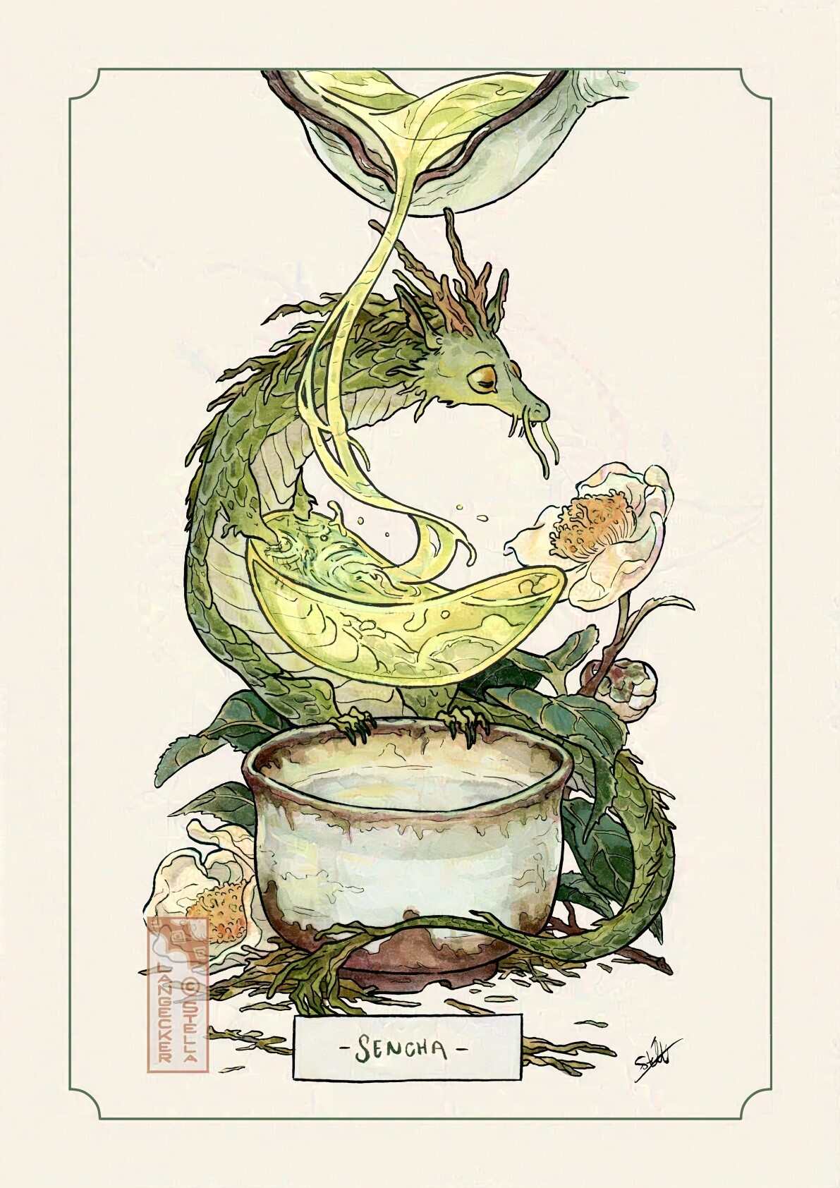 ArtStation - Tea Dragon - Sencha