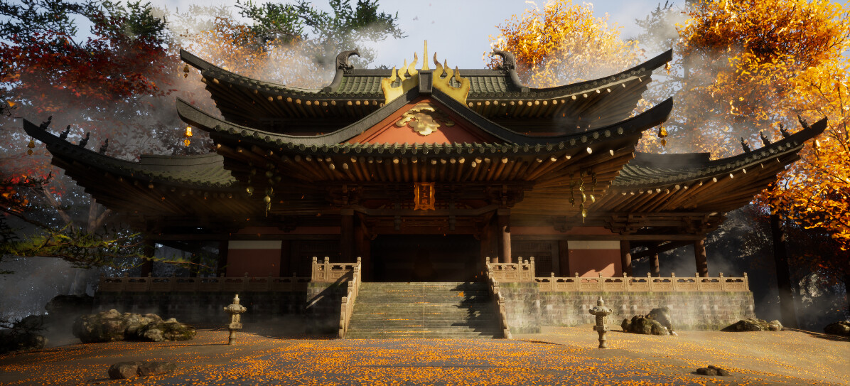 ArtStation - Ancient Chines Temple