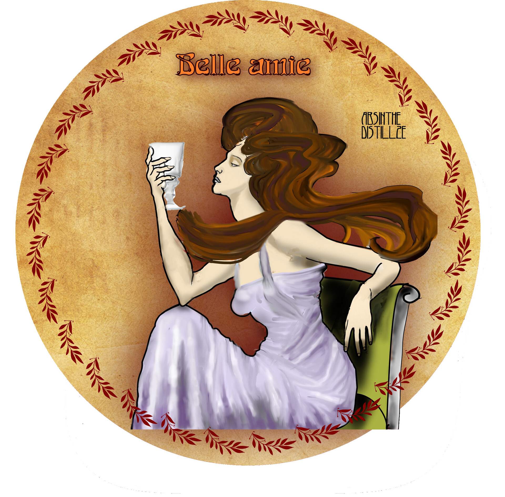 Pierre PARIENTE - tribute to mucha 2 - hommage à Mucha