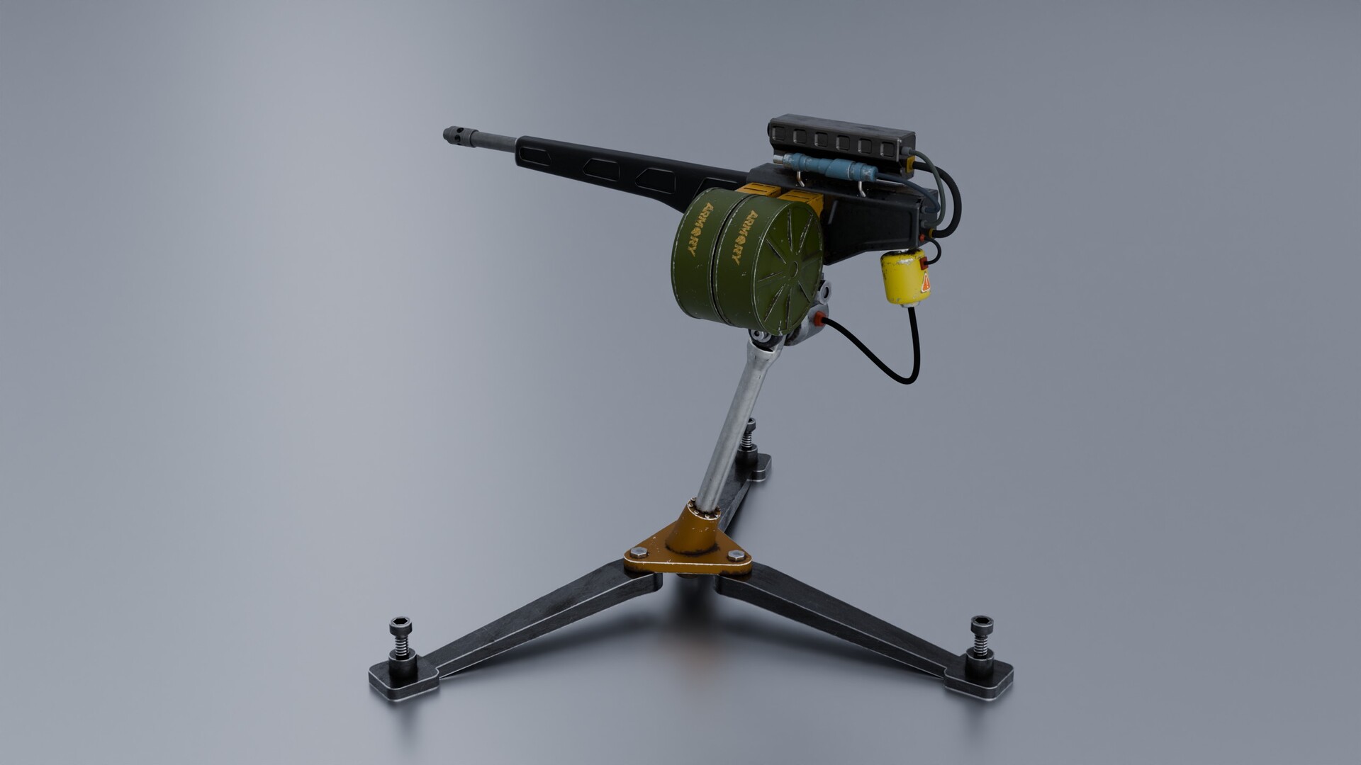 ArtStation - Sci-Fi Sentry gun