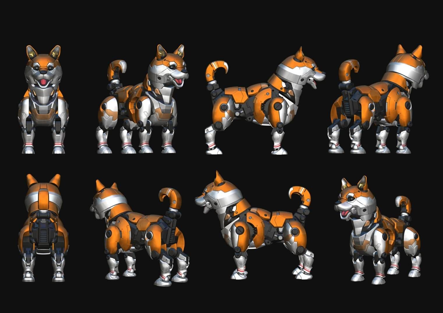 ArtStation - Mechanical Shiba