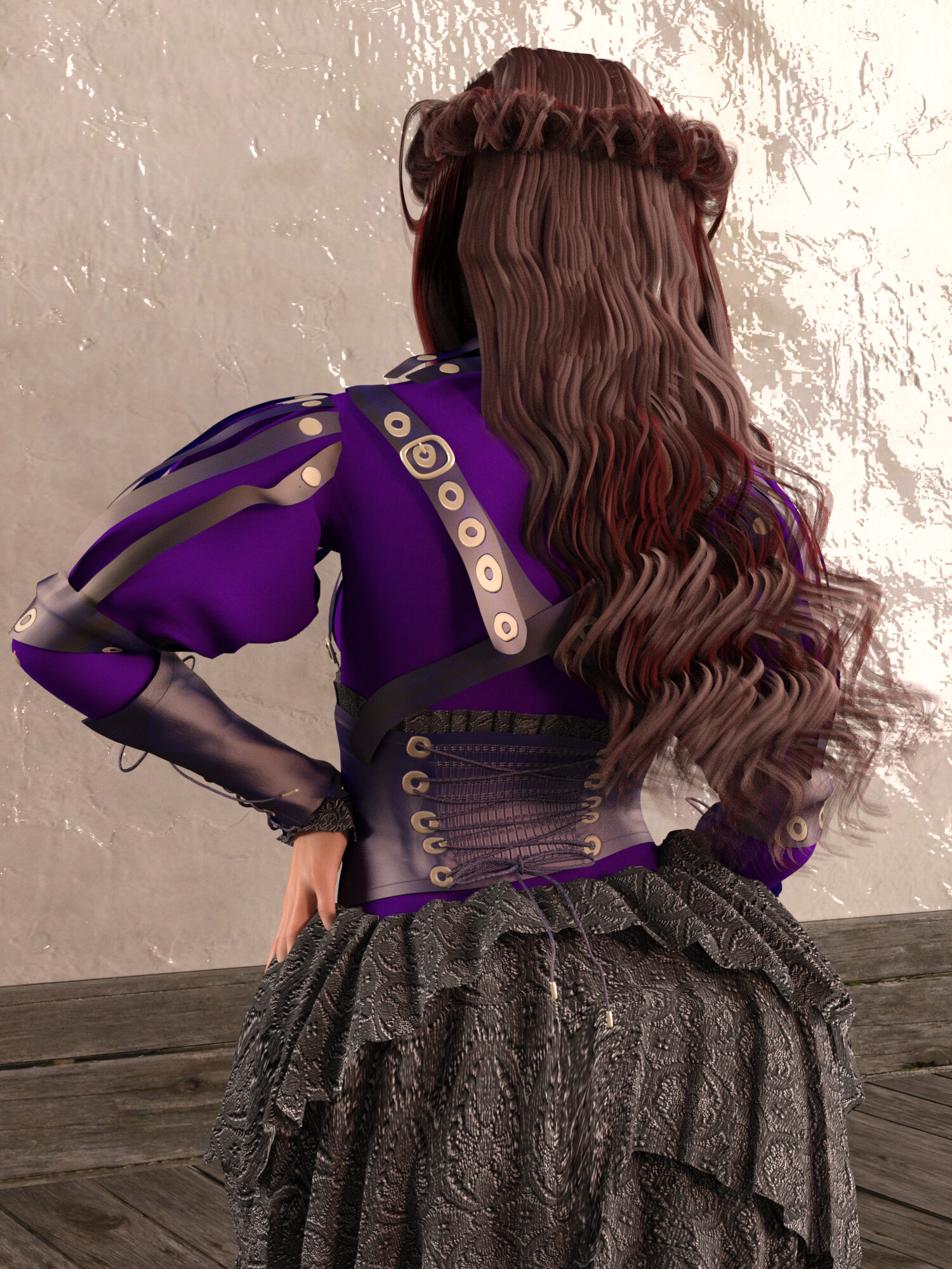 Sunreiz Renders - Dark Mist Outfit