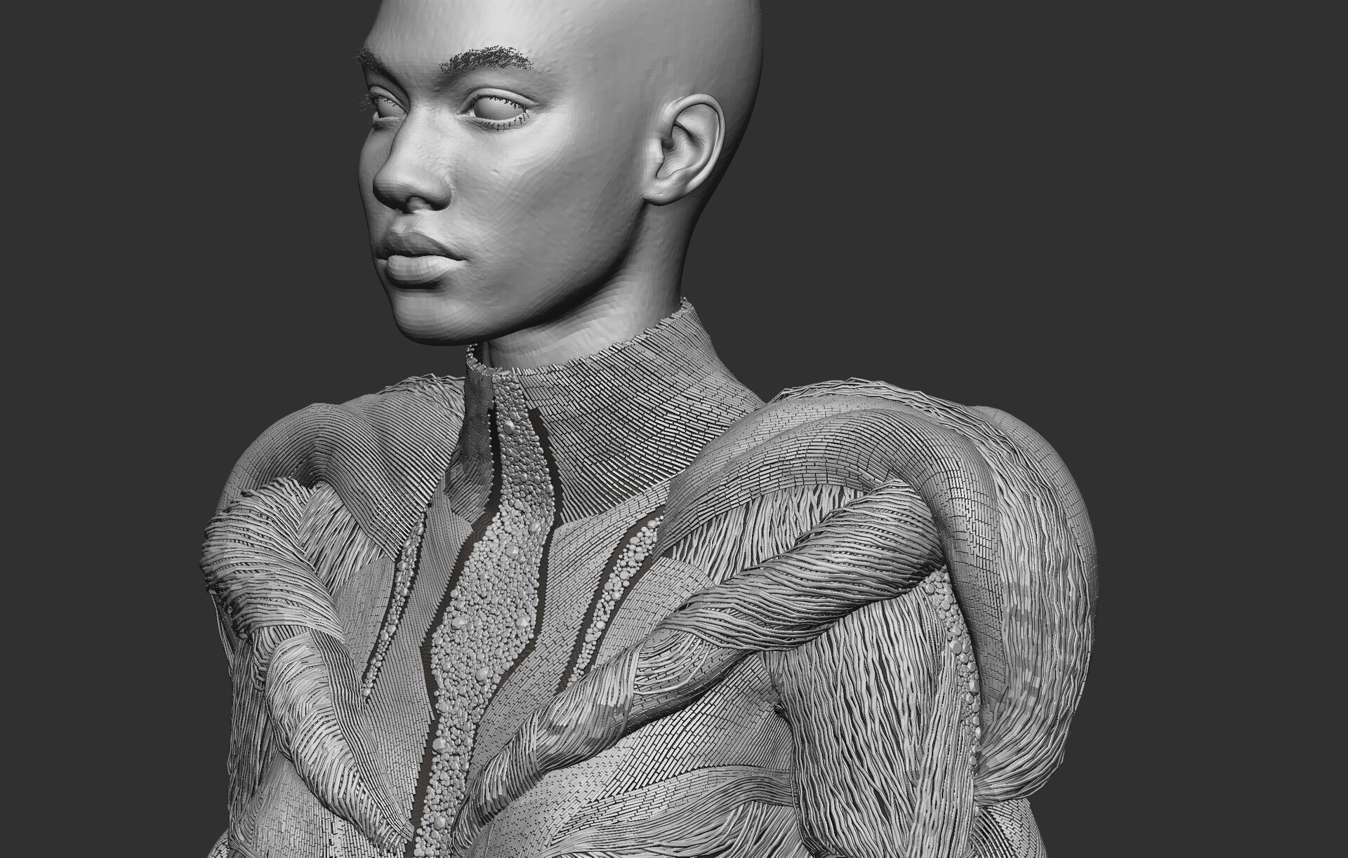 Hanchen Yang Alexander Mcqueen Costume