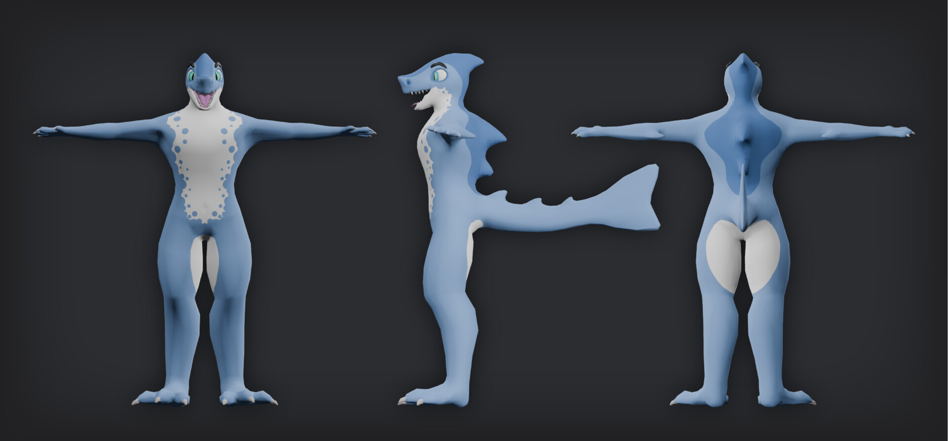 anthropomorphic shark