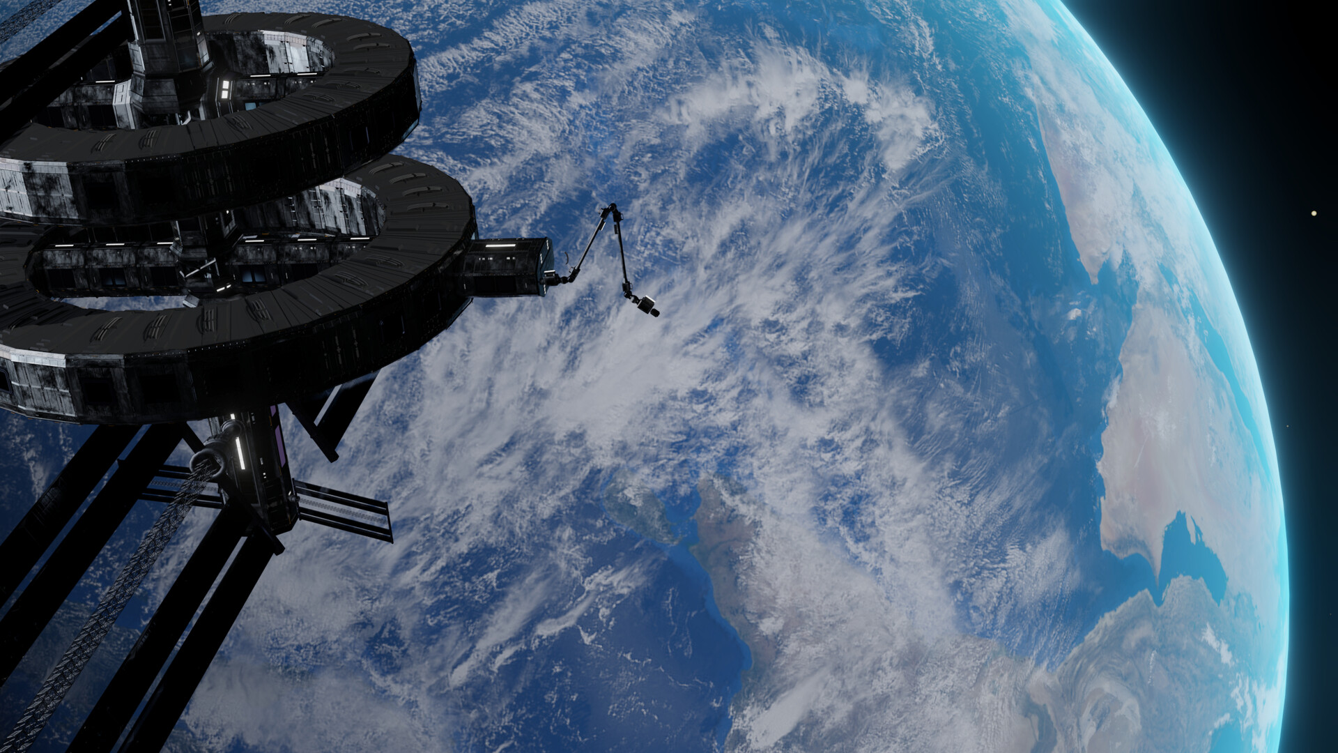 ArtStation - Space Station - Blender