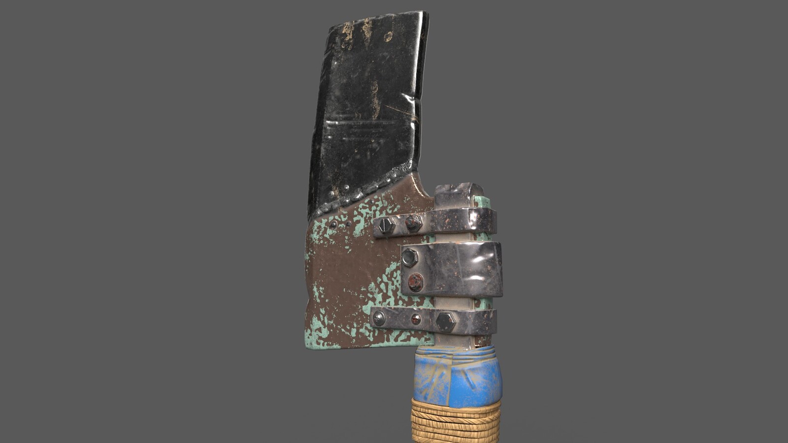 Suleman Ali - post apocalyptic axe