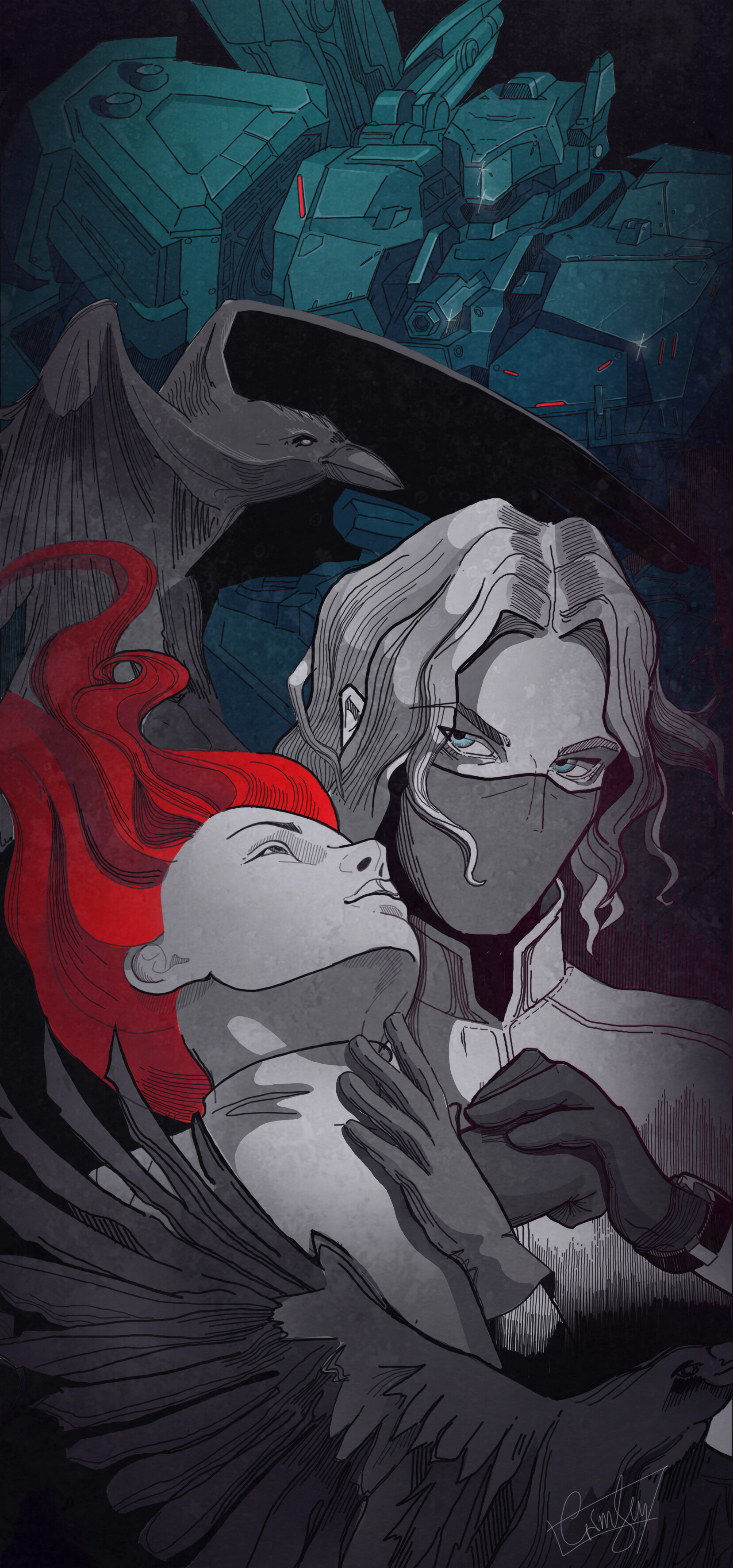 ArtStation - Ayre (The soul of Rubicon) & 621st (Raven)