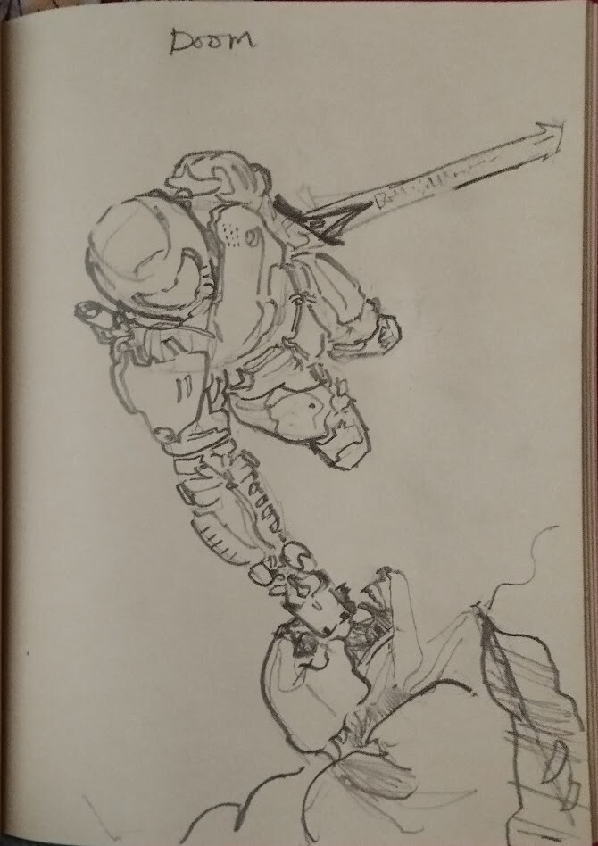 ArtStation - Doom vs knight