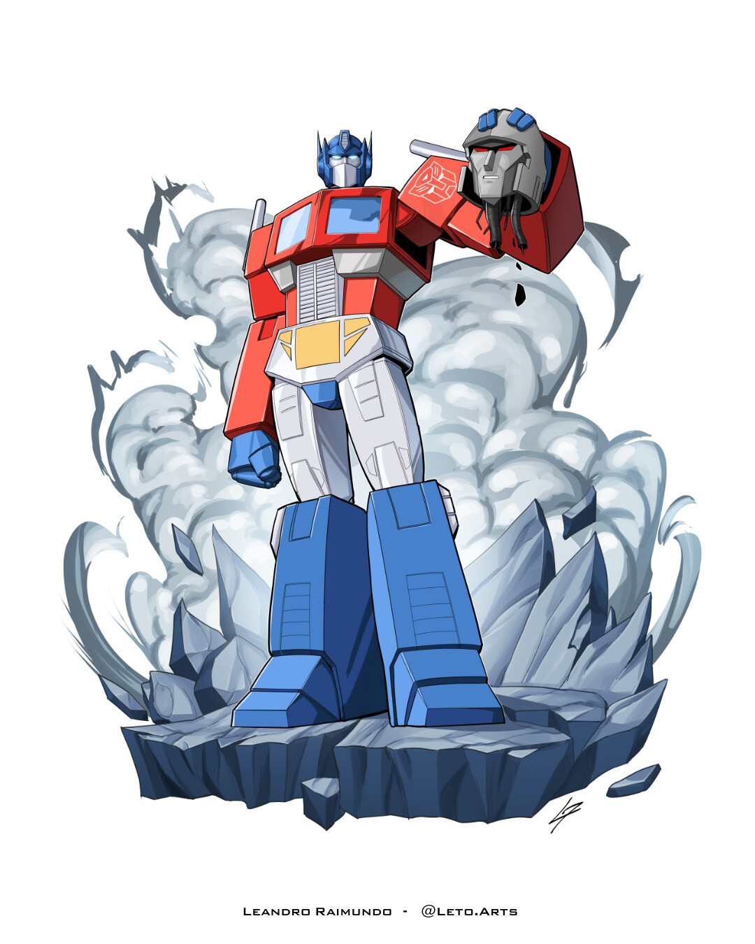 Artstation Optimus Prime Commission