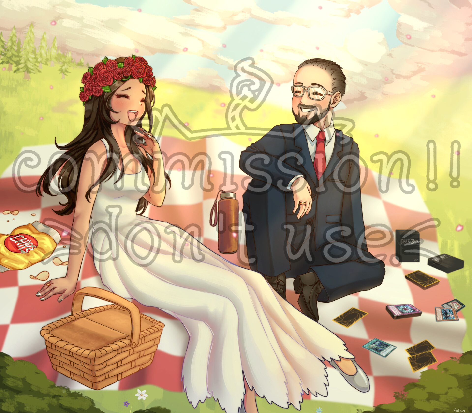 ArtStation - wedding commission