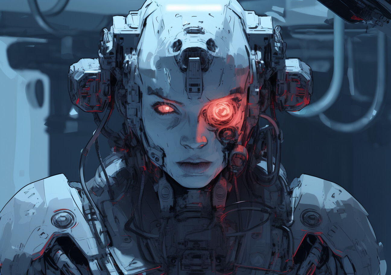 ArtStation - Eni-Robotic Head Hunter