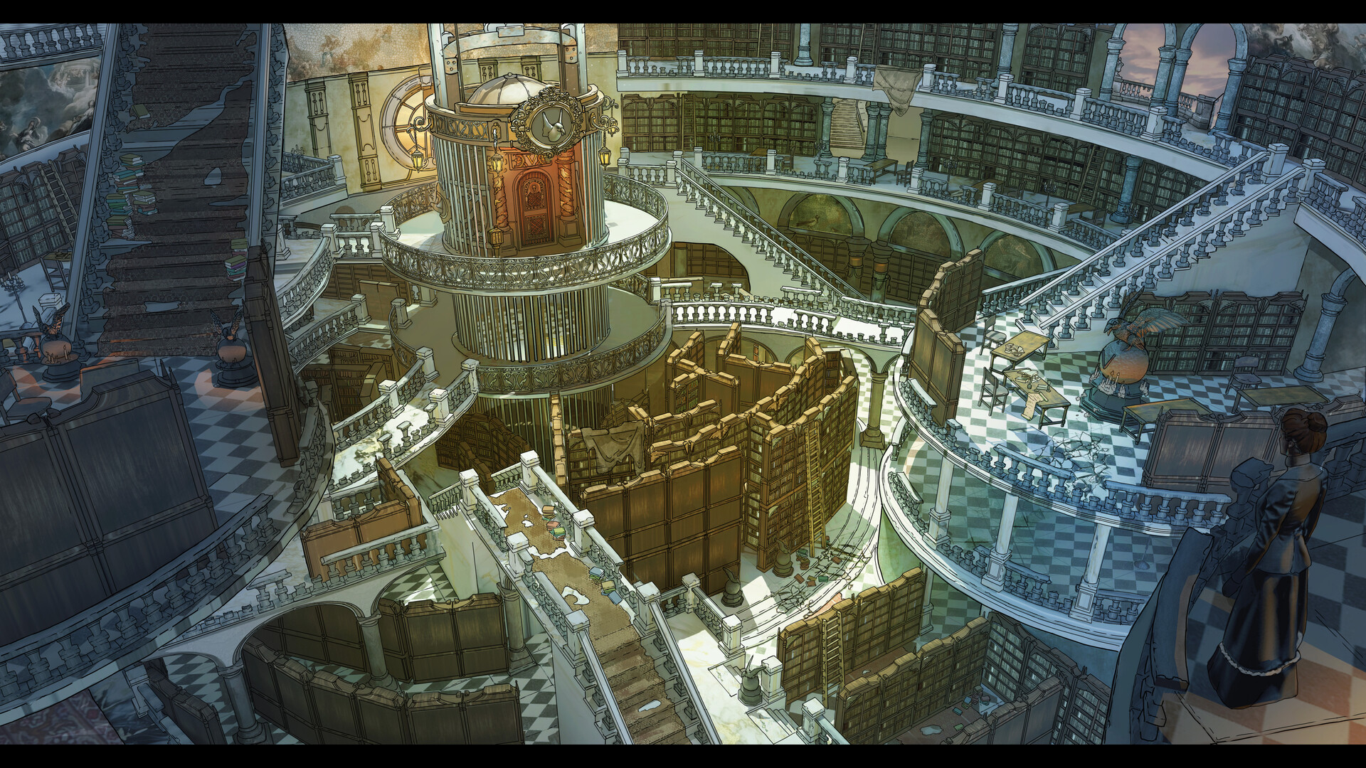 ArtStation - Cemetery of Forgotten Book