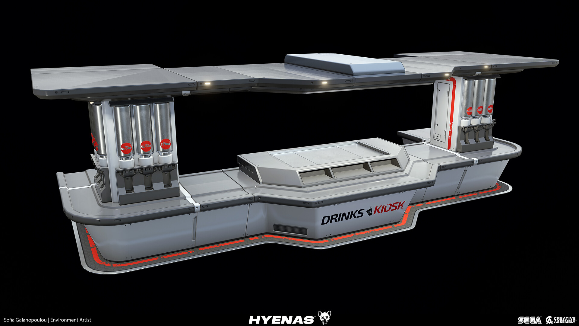 Sofia Galanopoulou - Hyenas: Kiosk Props