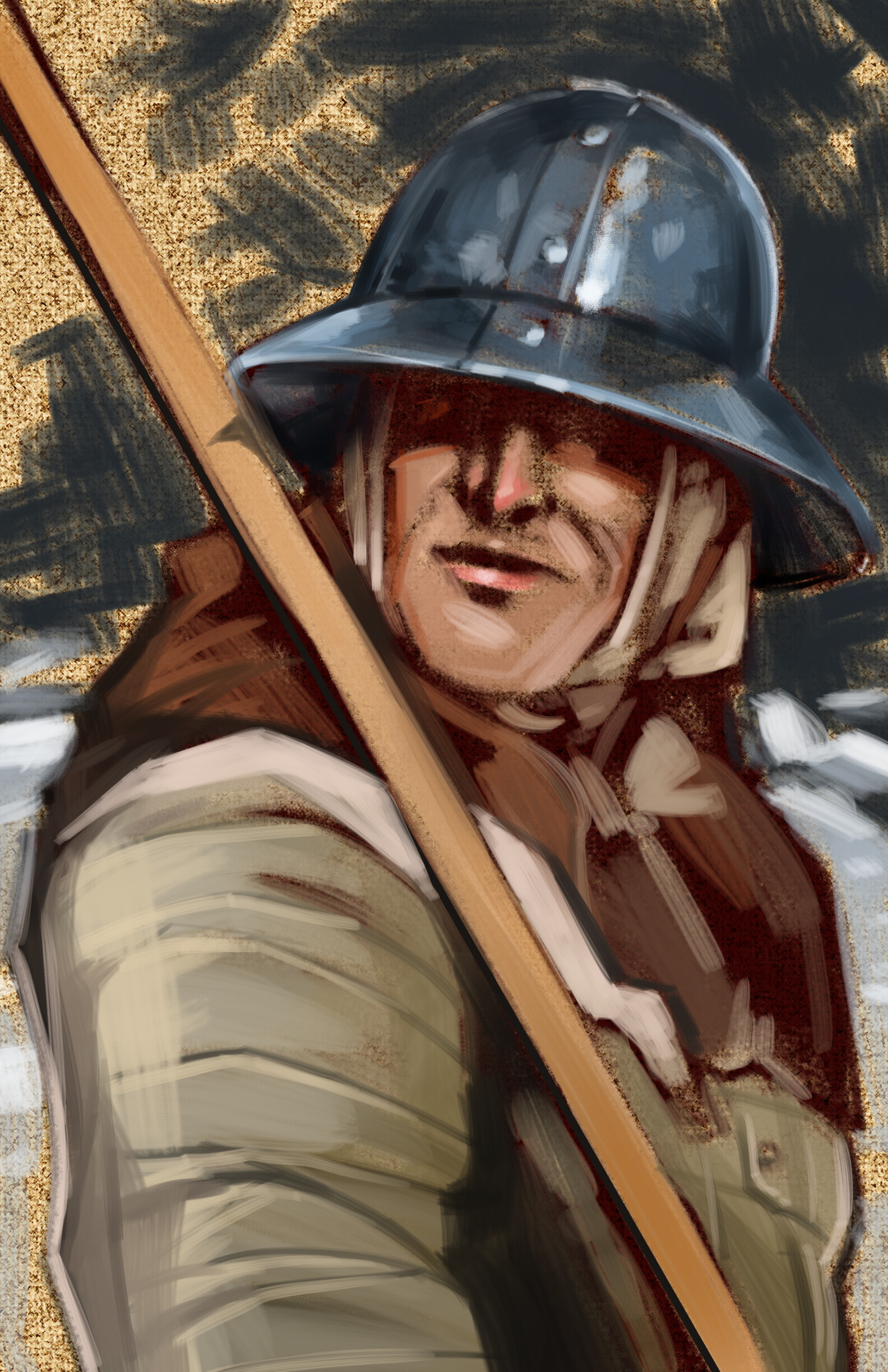 ArtStation - Medieval man-at-arms sketch