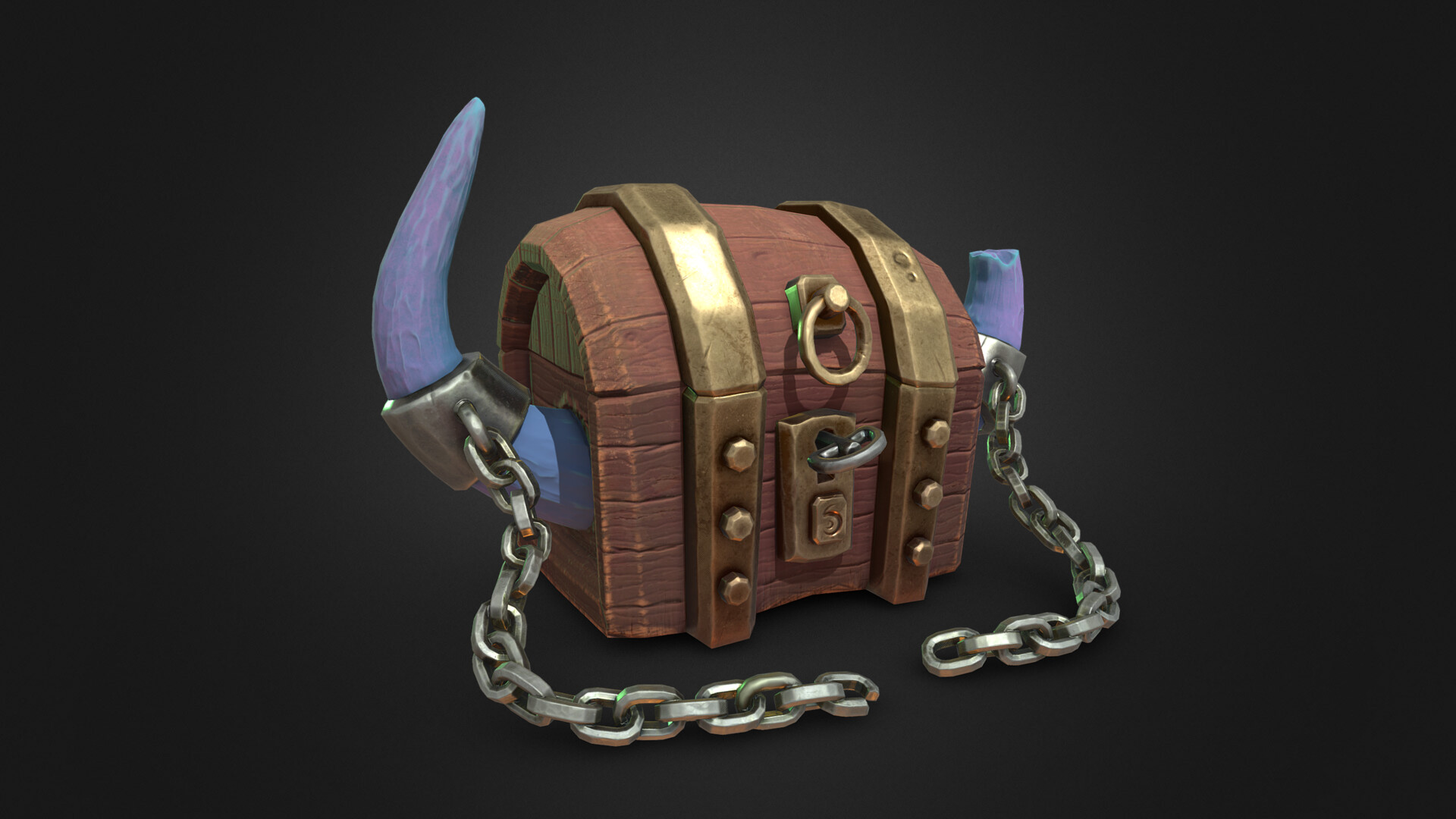 ArtStation - Stylized Wooden Chest