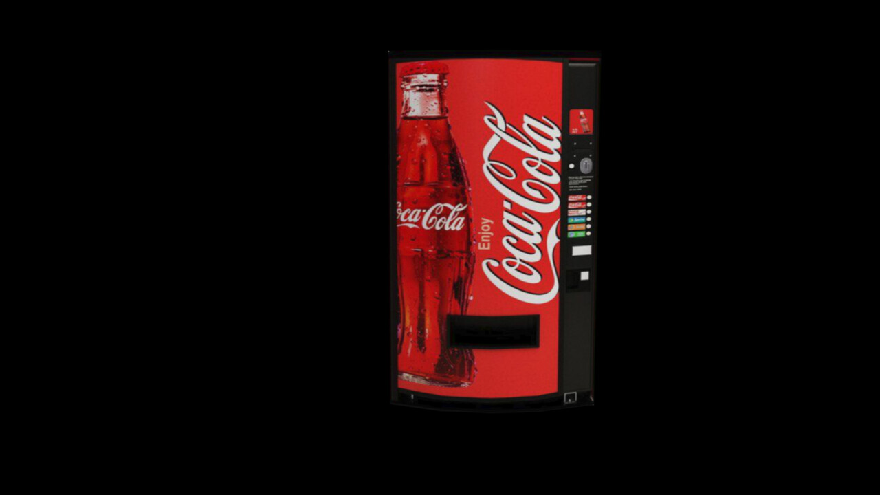 ArtStation - coca cola machine
