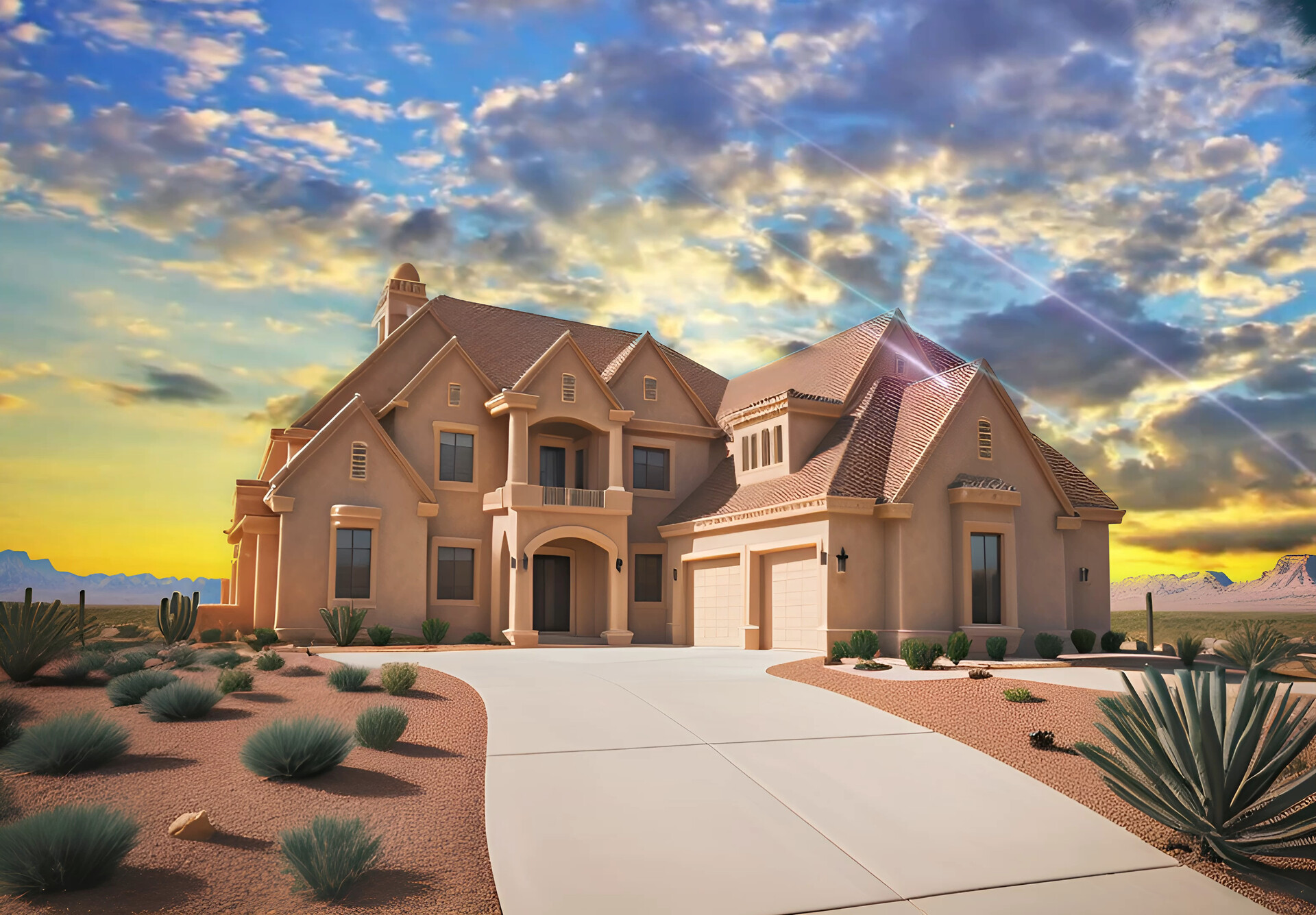 House Arrest - Desert Villa - Architectural Concept