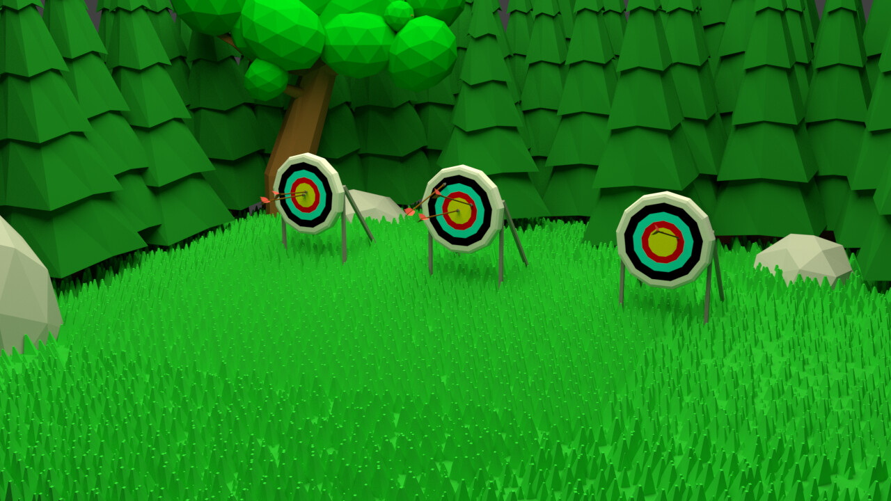 ArtStation - Archery field