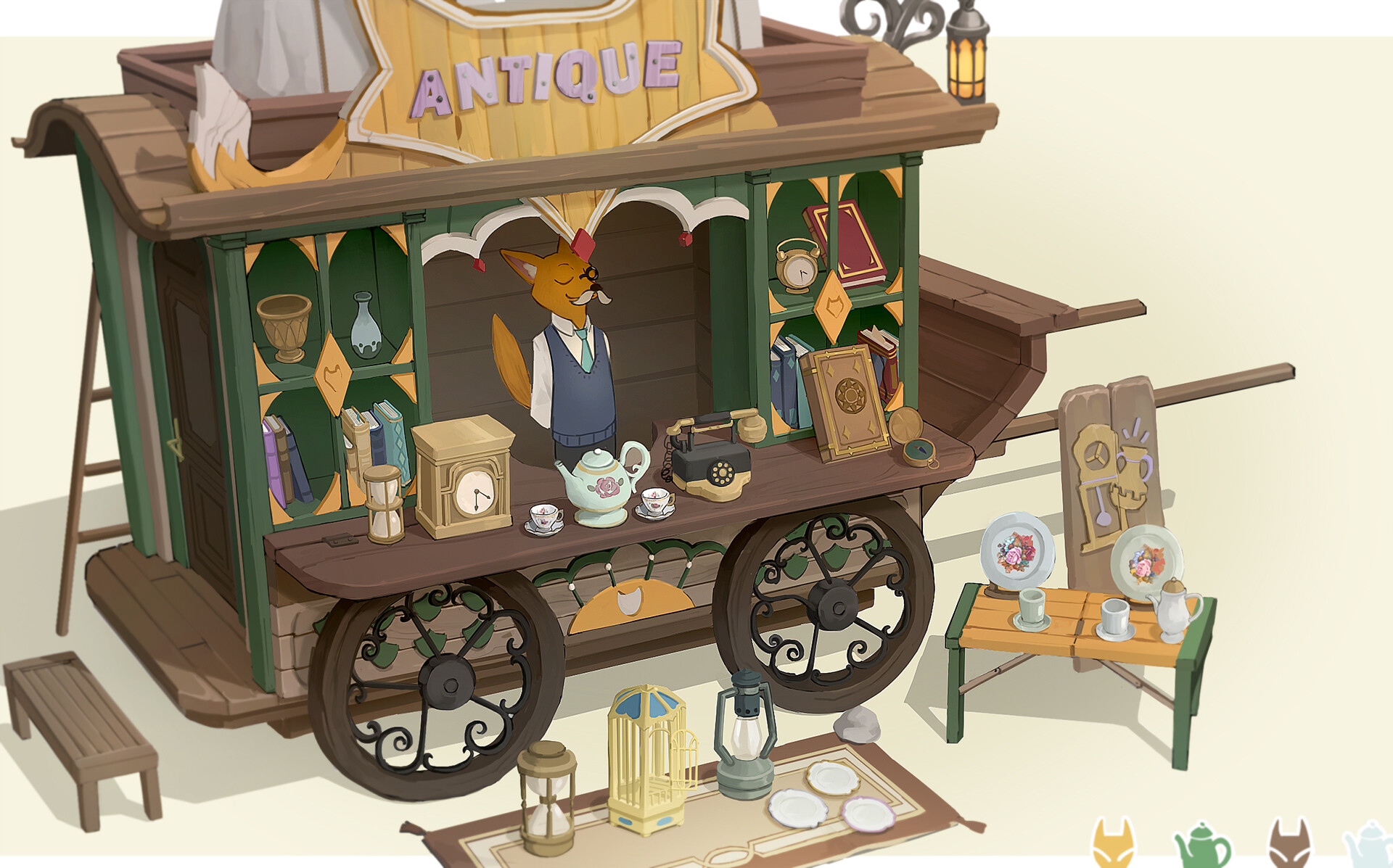 ArtStation - antique stores