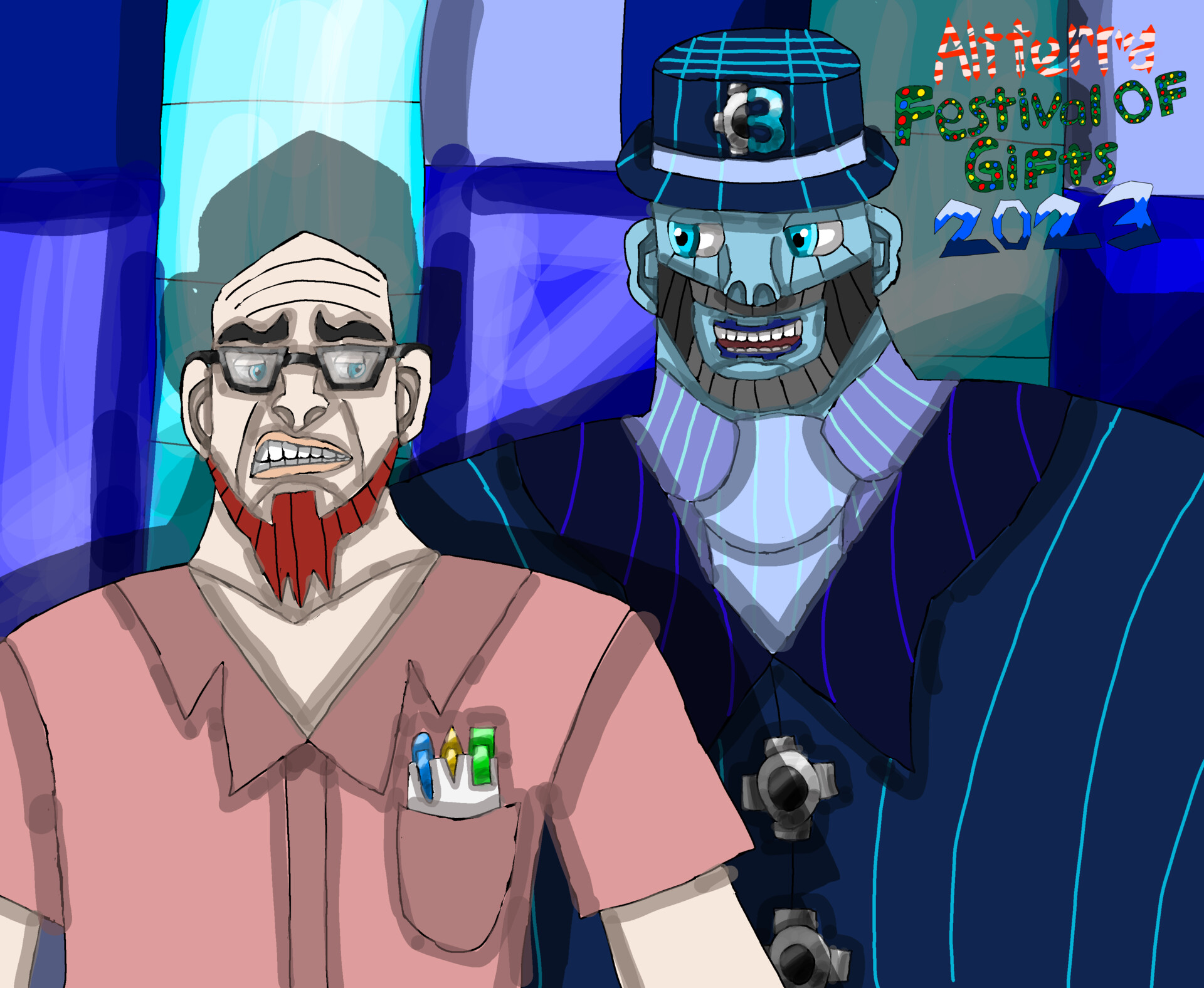 ArtStation - Harvey Bellfern annoys Rusty Venture